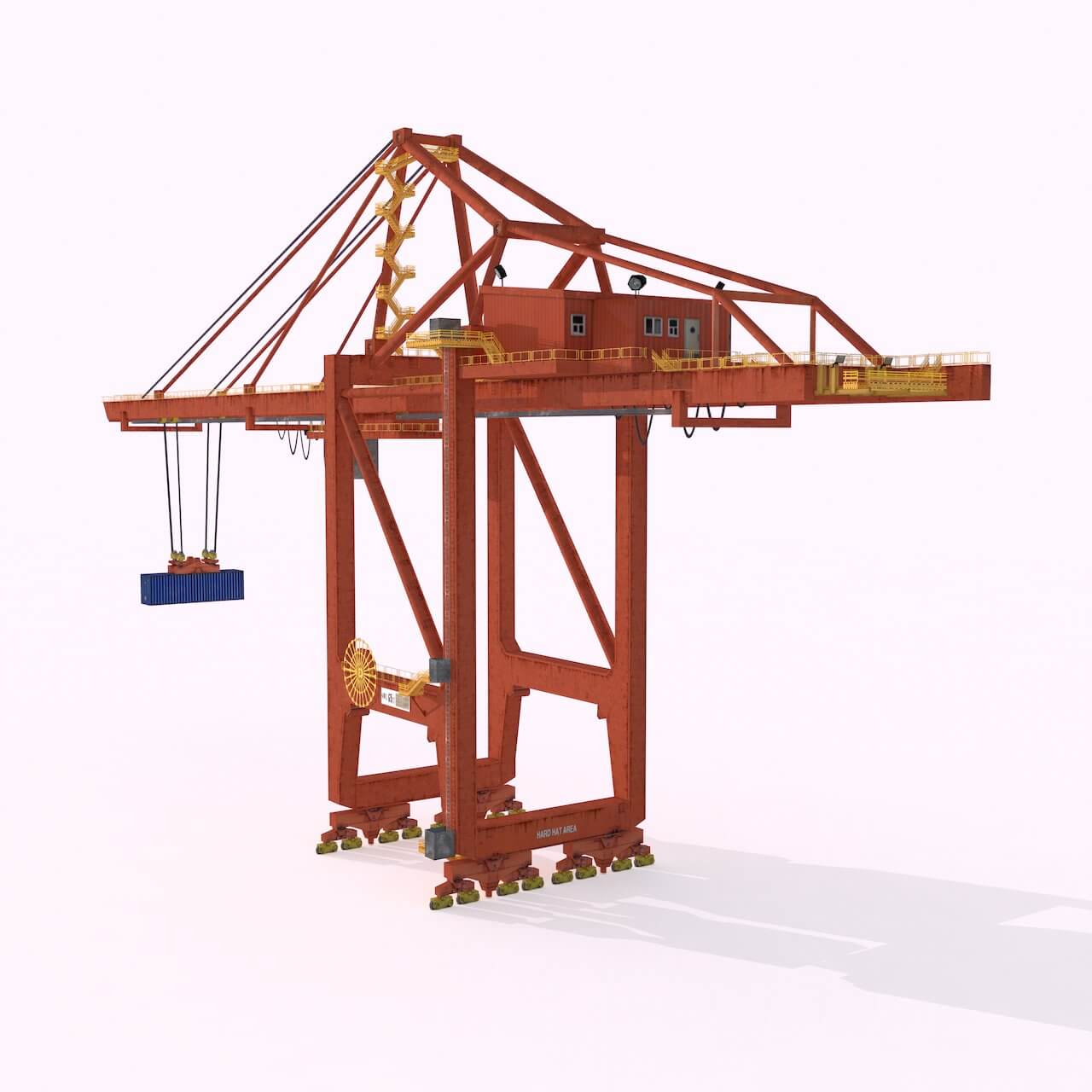 Port Vehicles Low Poly 3D Model Pack by Antony Kovalsky