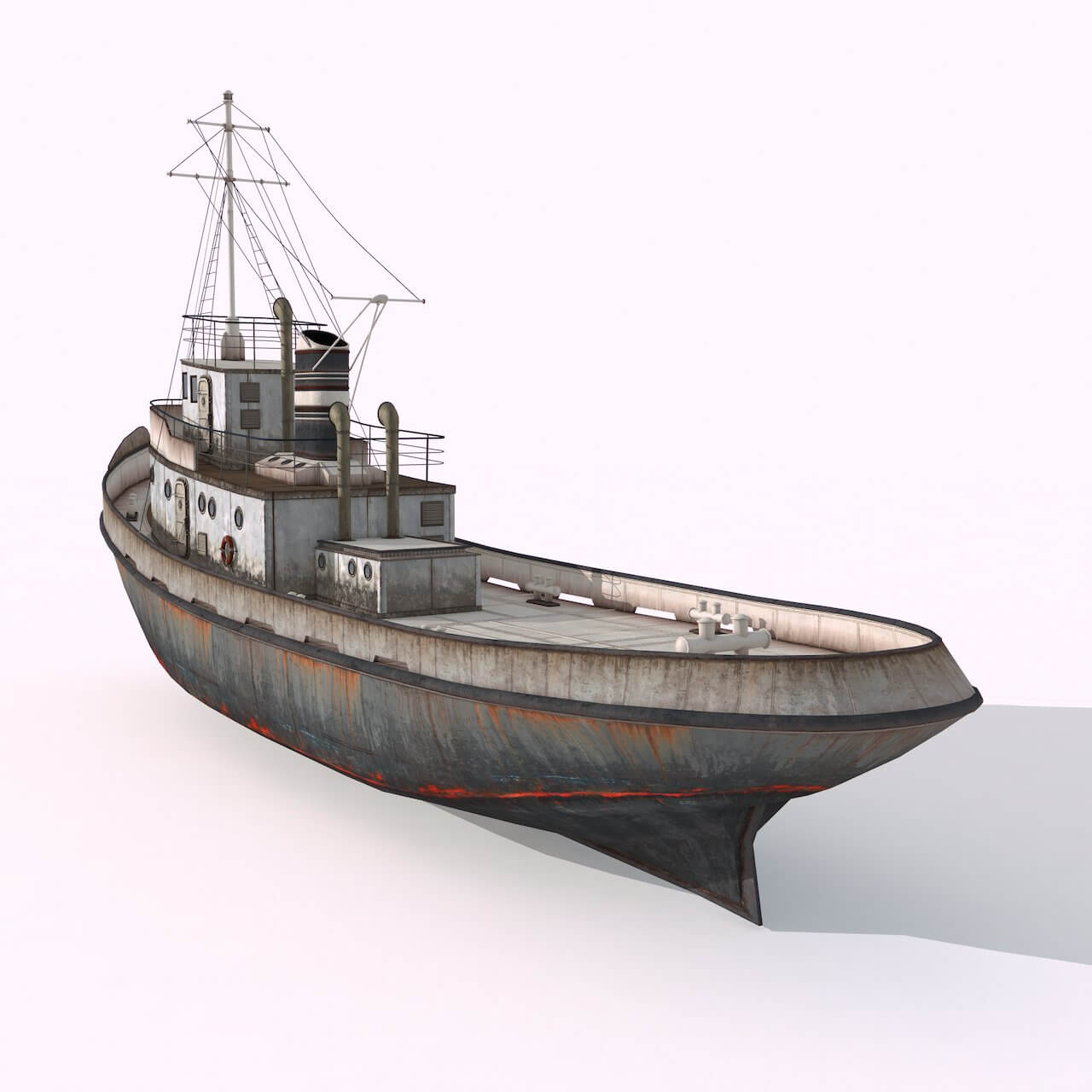Port Vehicles Low Poly 3D Model Pack by Antony Kovalsky