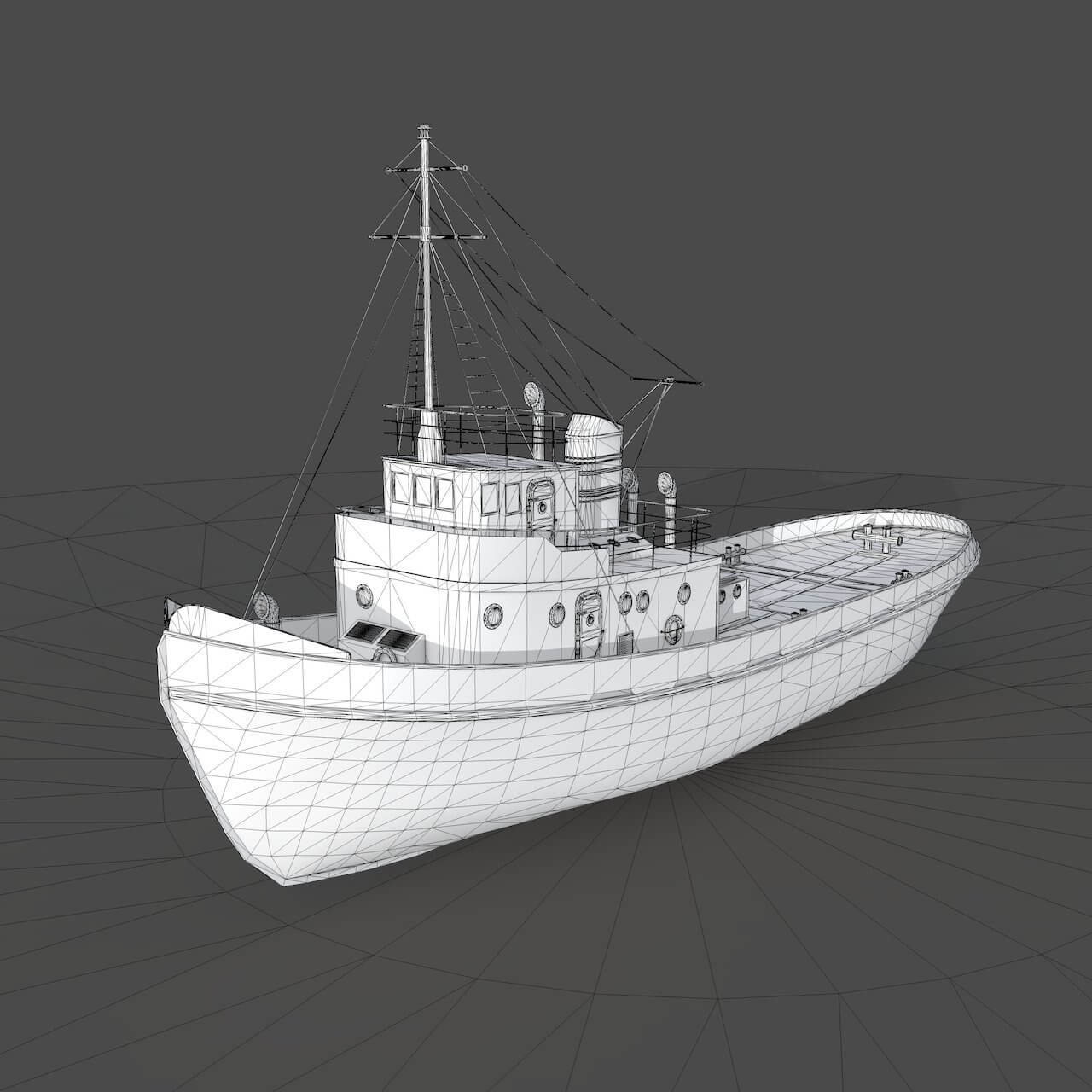 Port Vehicles Low Poly 3D Model Pack by Antony Kovalsky