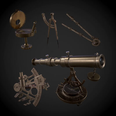 Navigational Equipment - 3D Model by Antwo3d