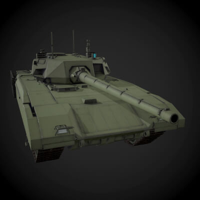 T-14 Armata MBT 3D Model by Antwo3d