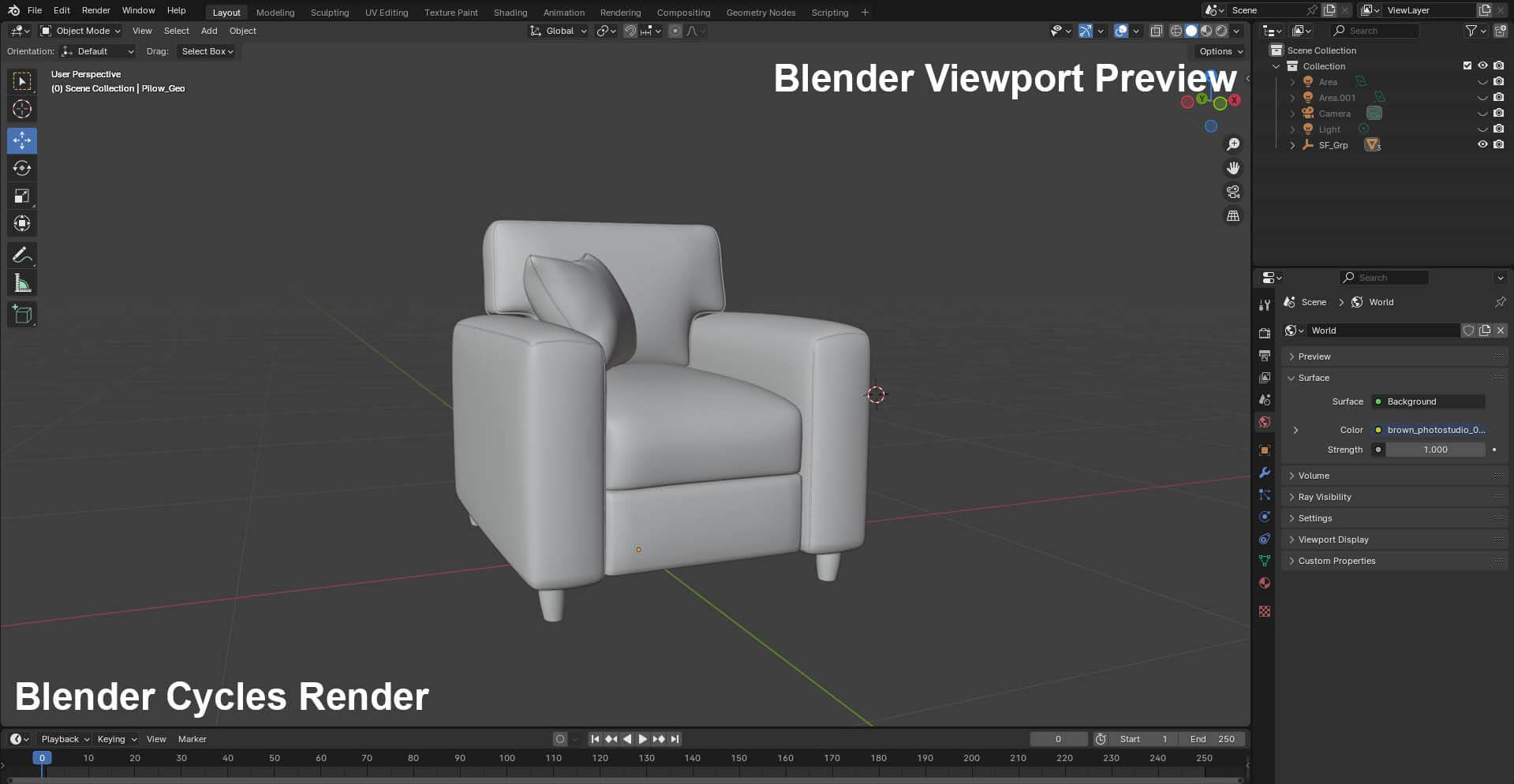 Fabric Sofa Collection - 3D Model by Anuradha pandit