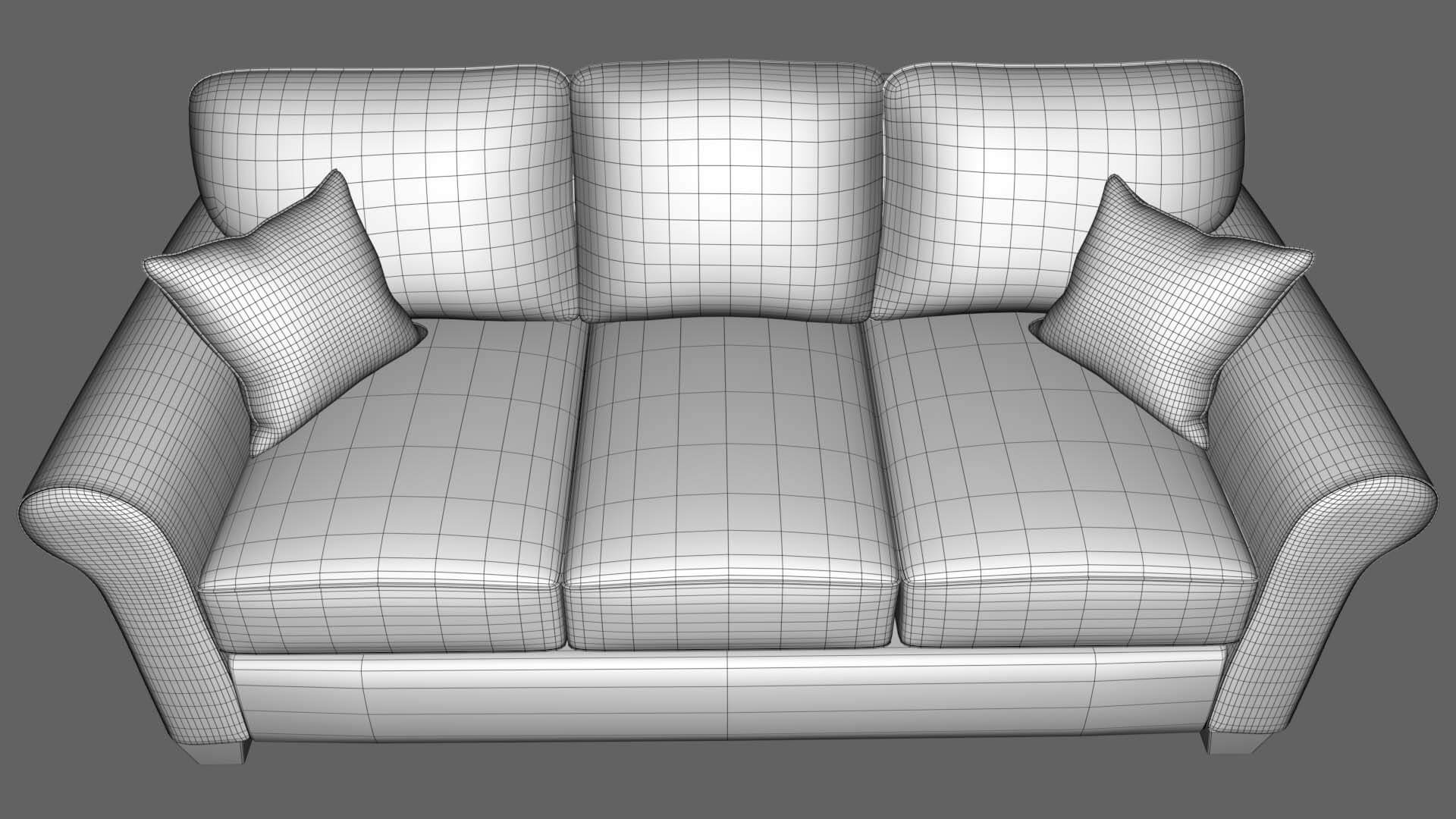 Fabric Sofa Collection - 3D Model by Anuradha pandit
