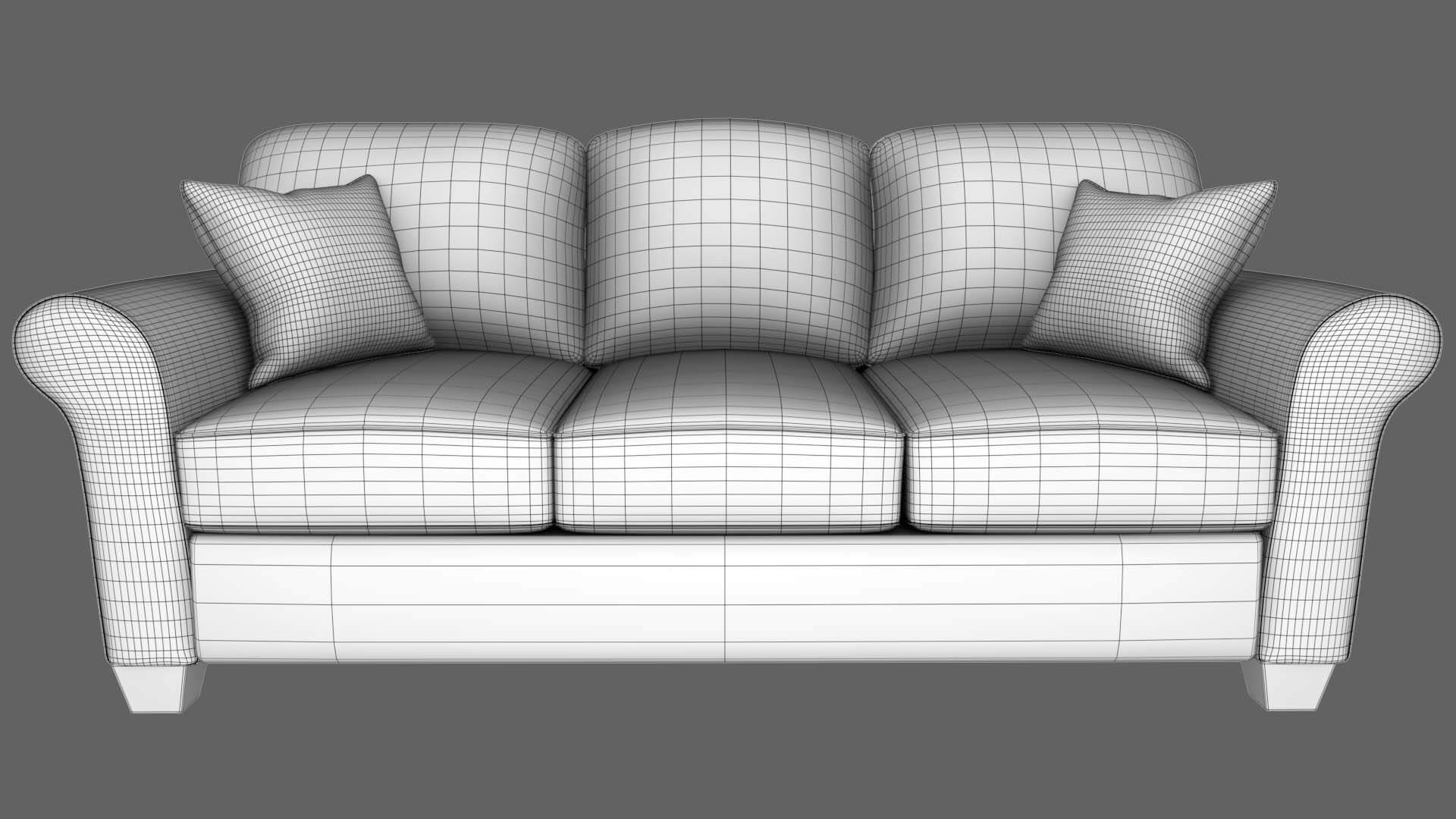 Fabric Sofa Collection - 3D Model by Anuradha pandit
