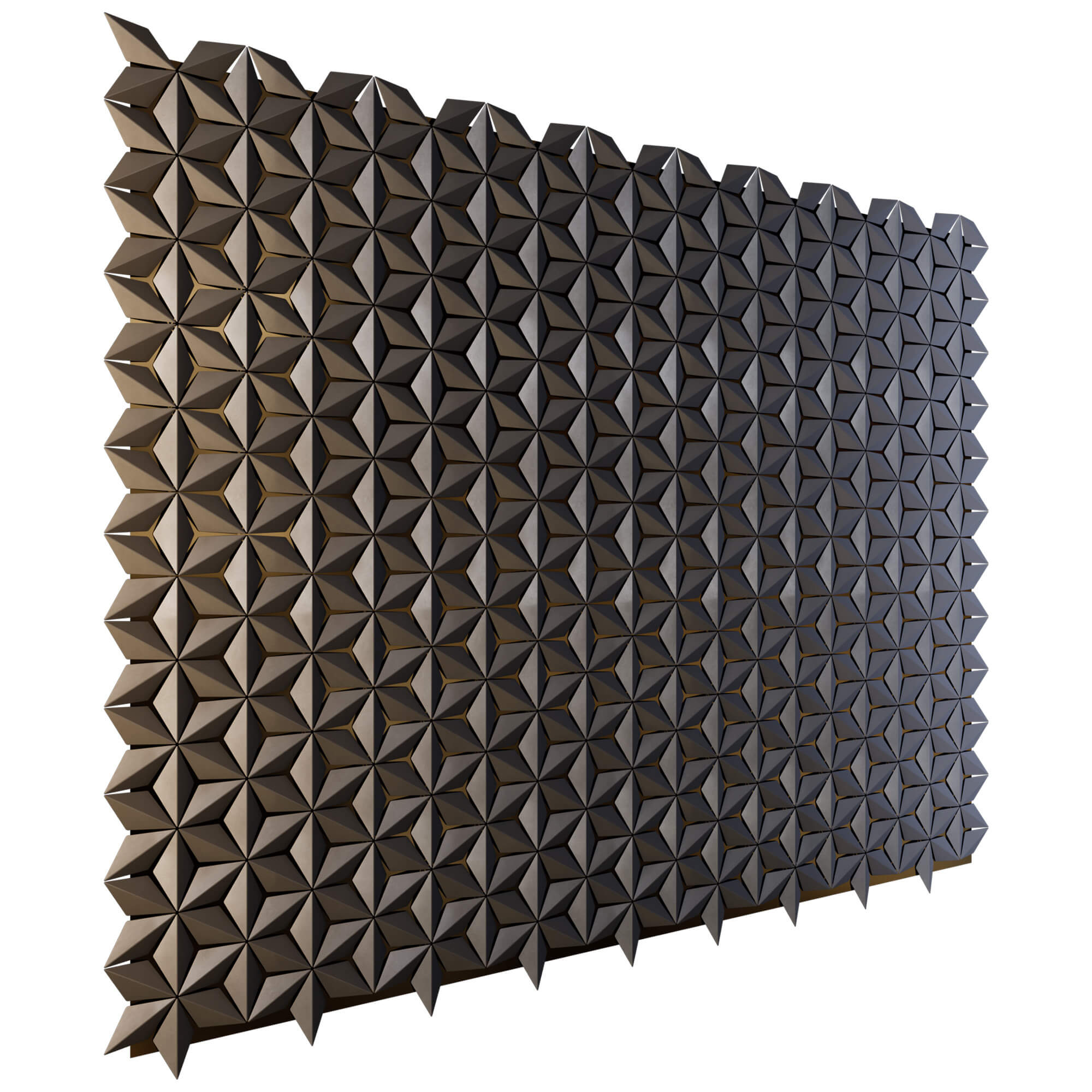 Decorative Geometric Wall Panel - 3D Model by aoki_07