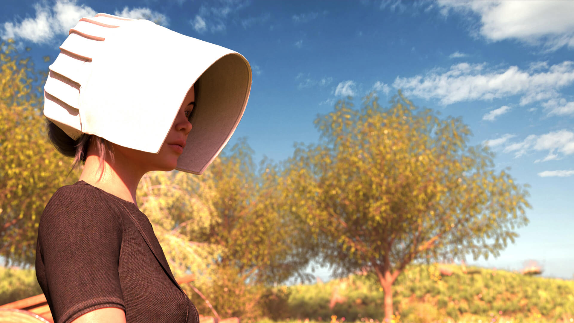 Abigail in the Meadow - Closeup by Ap3nciler | RenderHub Wallpapers