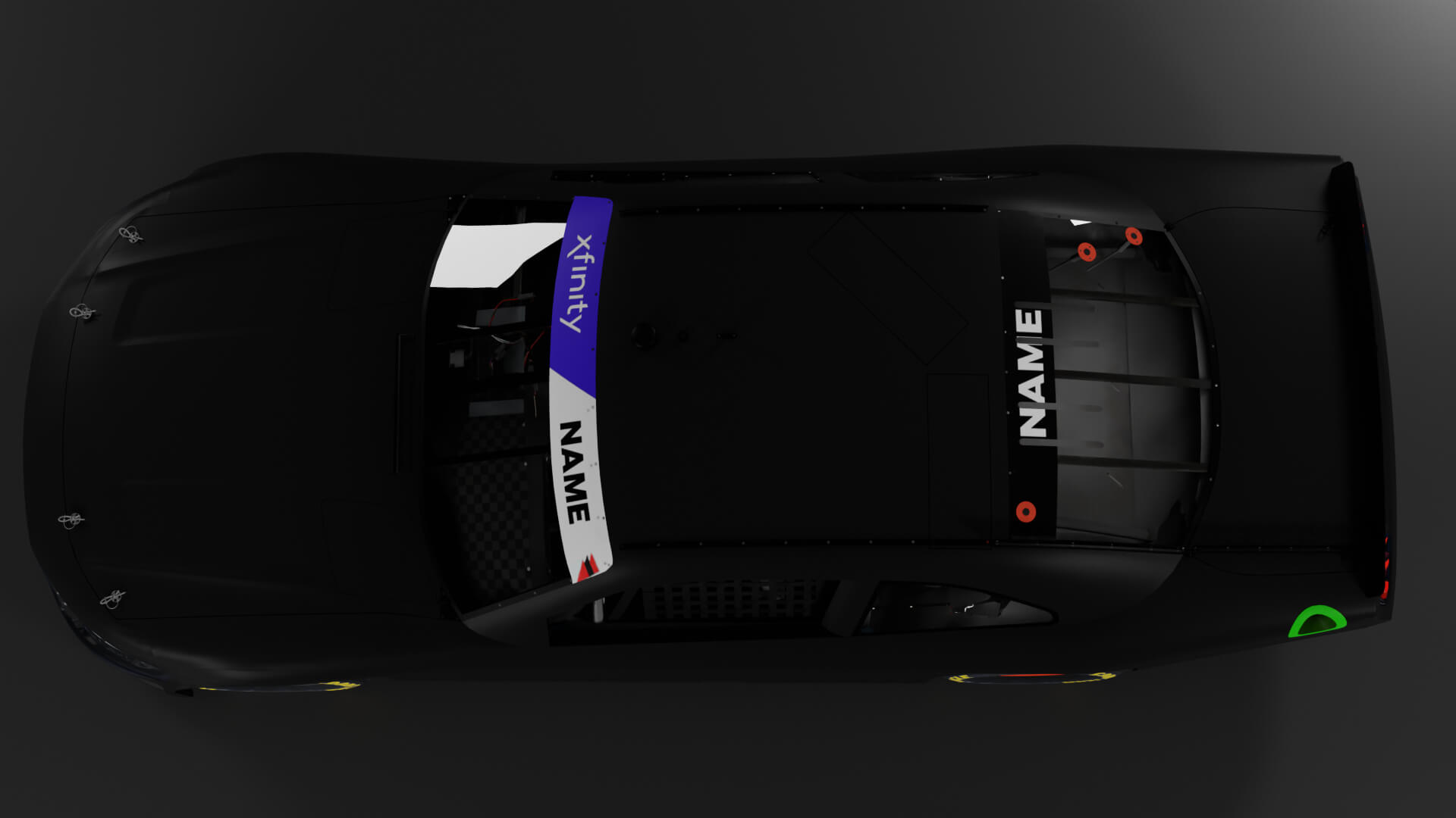 NASCAR Xfinity Series Ford Dark Horse 2024/2025 3D Model by ApexRace Models