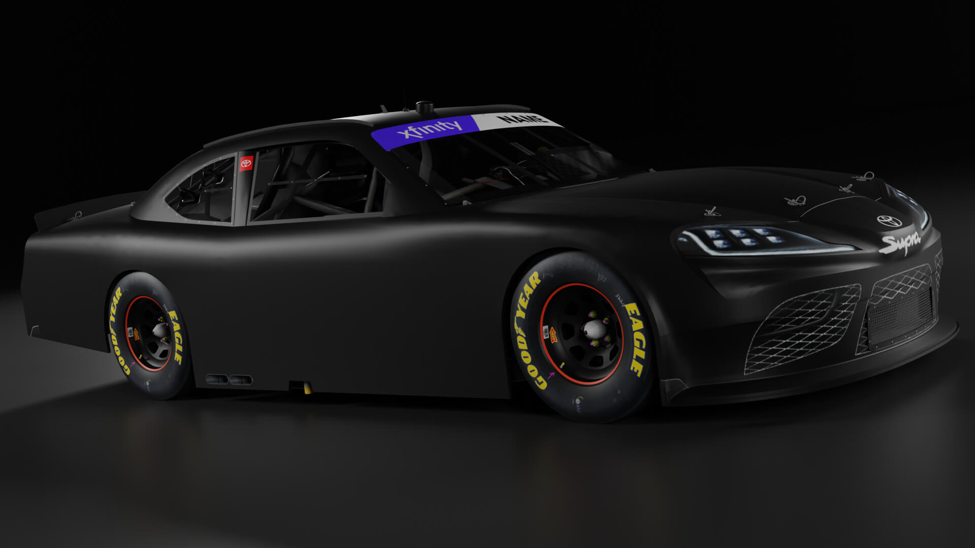 NASCAR Xfinity Series Toyota Supra 2019/2025 3d Model by ApexRace Models