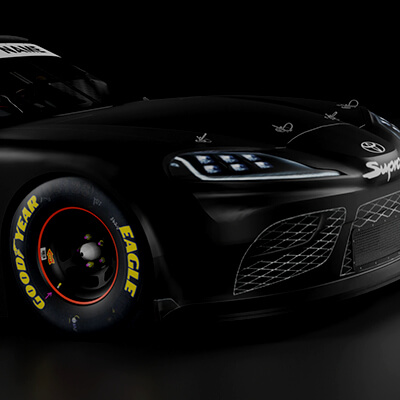 NASCAR Xfinity Series Toyota Supra 2019/2025 3d Model by ApexRace Models