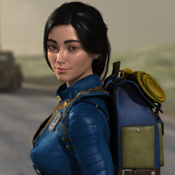 The thing Lucy misses most about the Vault 3D Render | RenderHub Gallery