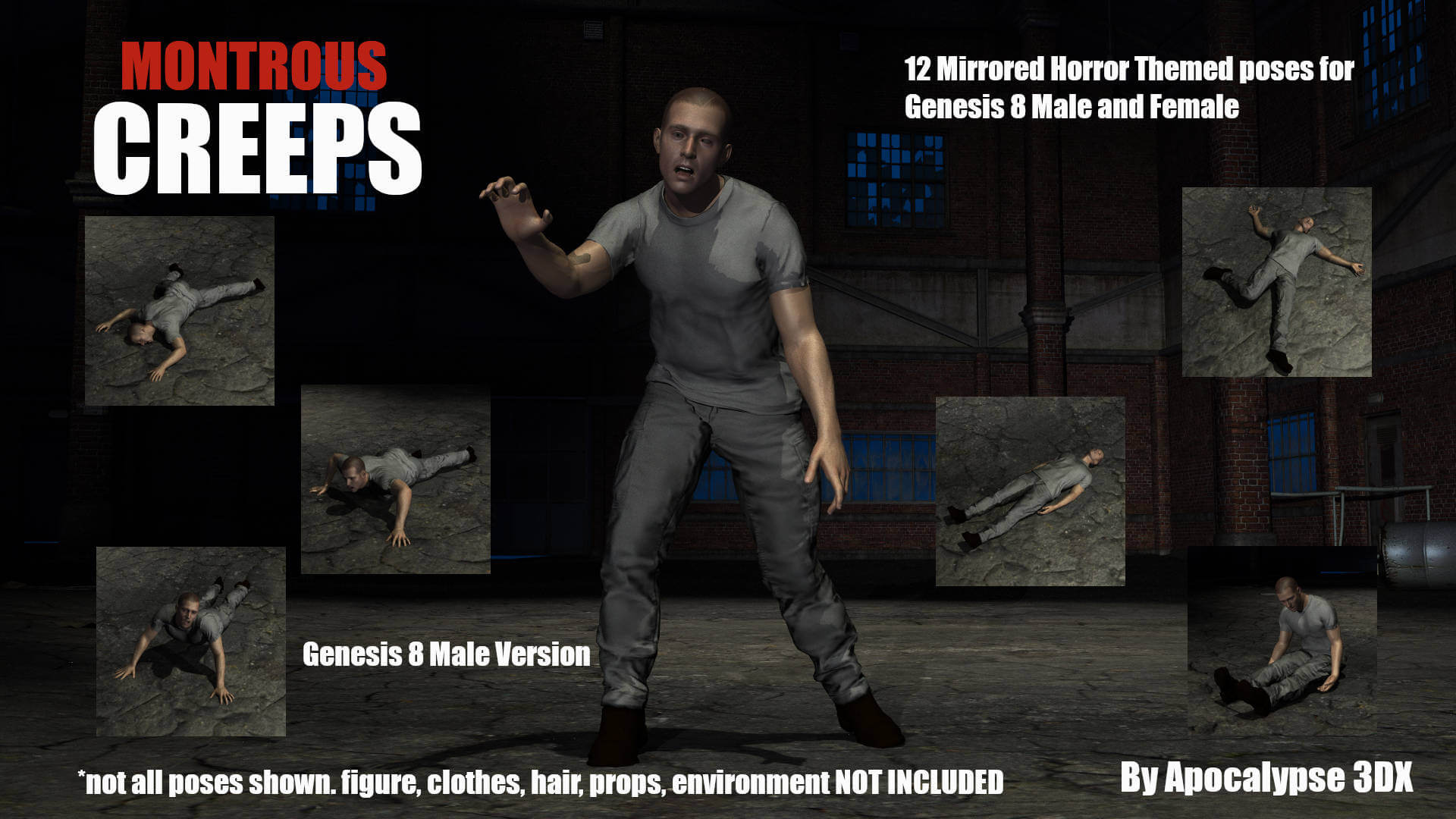 Monstrous: Creeps - Daz Content by Apocalypse3DX