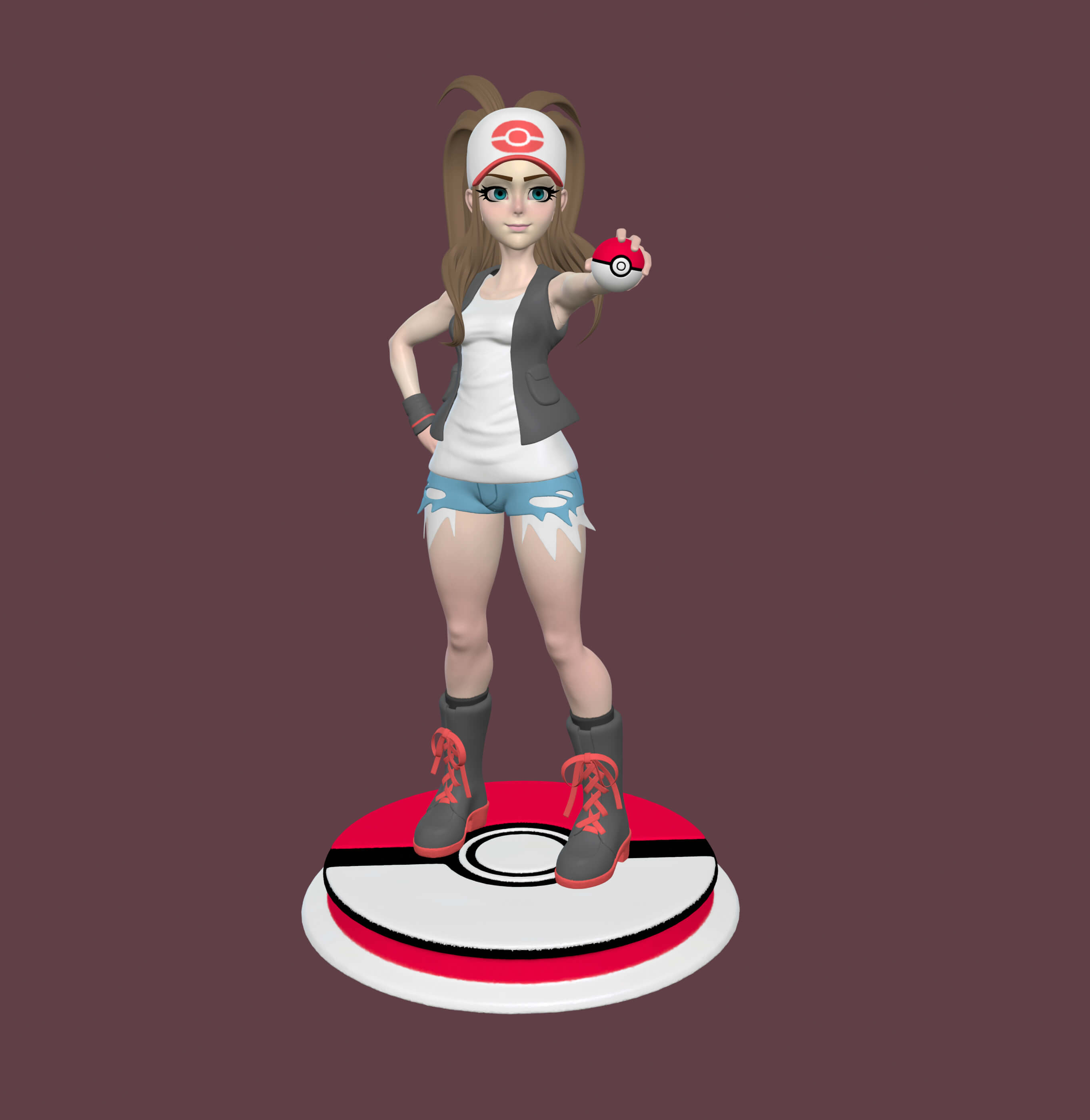 Hilda - Pokemon Masters 3D Model by Apod_art