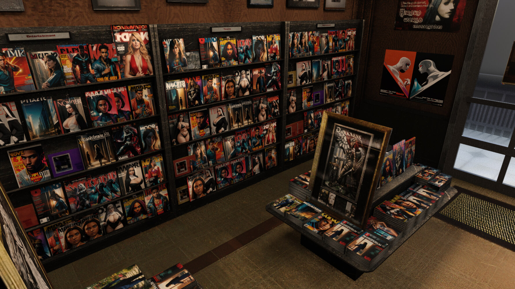 Bestsellers Bookstore Environment for DAZ Studio by Appeal 2 Audacity