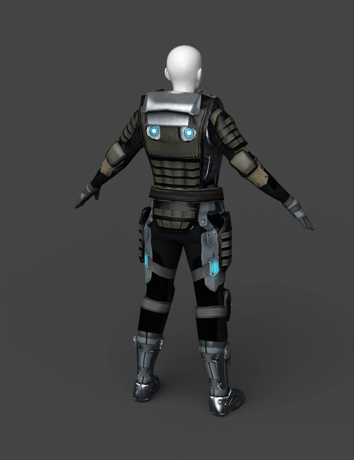 XCOM Skeleton Armor for Genesis 8 Female - Daz Content by Appeal 2 Audacity