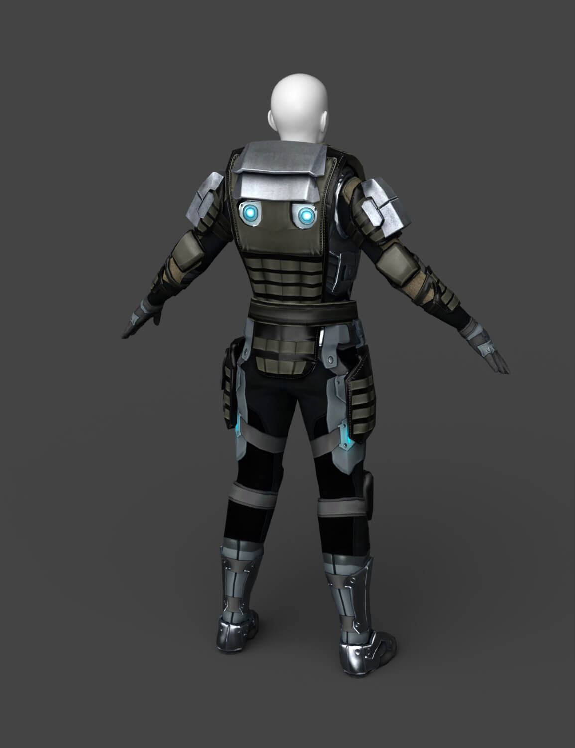XCOM Skeleton Armor for Genesis 8 Female - Daz Content by Appeal 2 Audacity