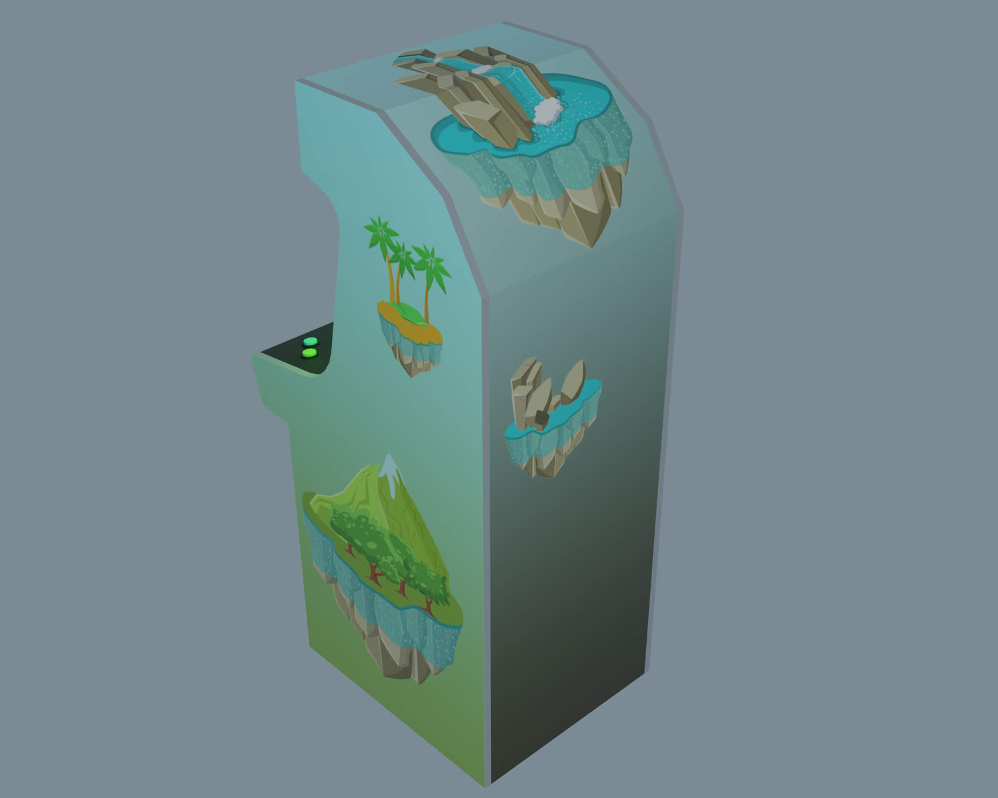 Arcade Room - Arcade games 3D Model by ApprenticeRaccoon