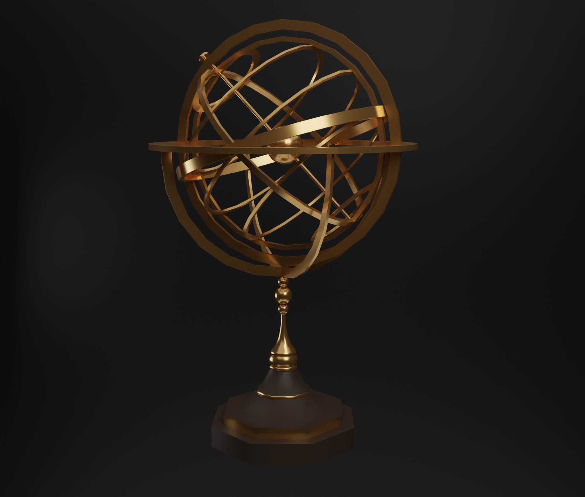 Armillary Sphere - 3D Model by ApprenticeRaccoon