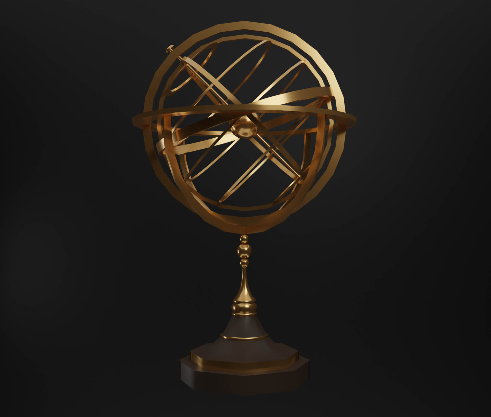 Armillary Sphere - 3D Model by ApprenticeRaccoon