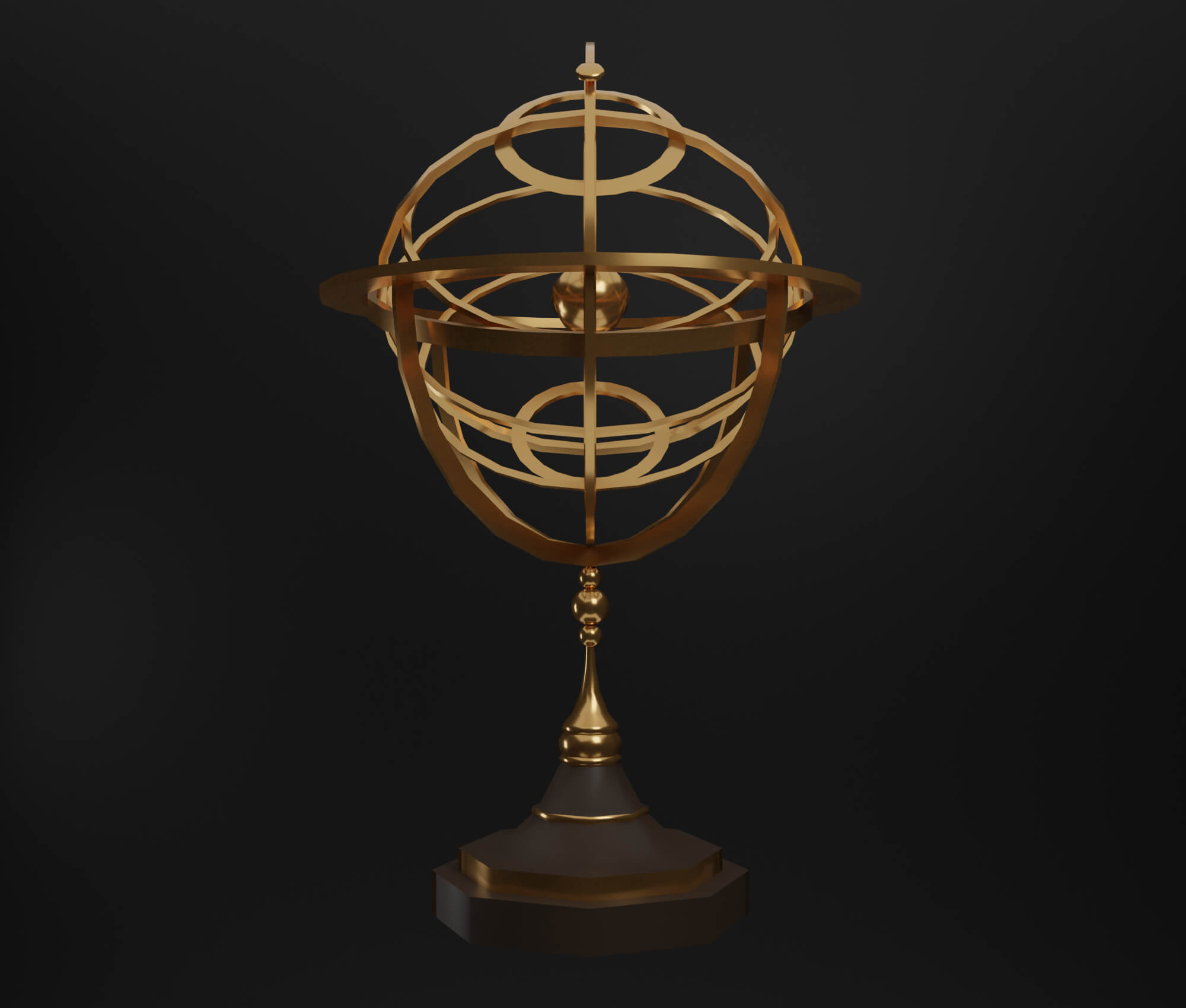 Armillary Sphere - 3D Model by ApprenticeRaccoon
