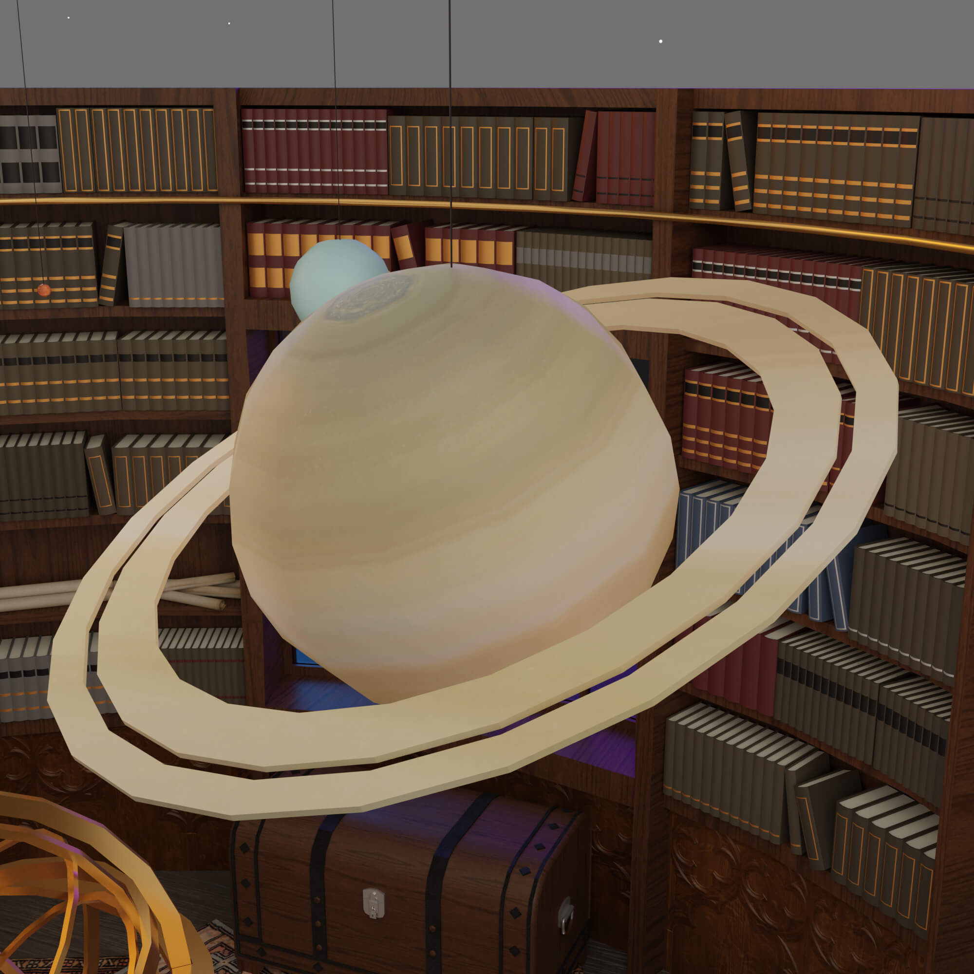 Astronomy Room - 3D Model by ApprenticeRaccoon