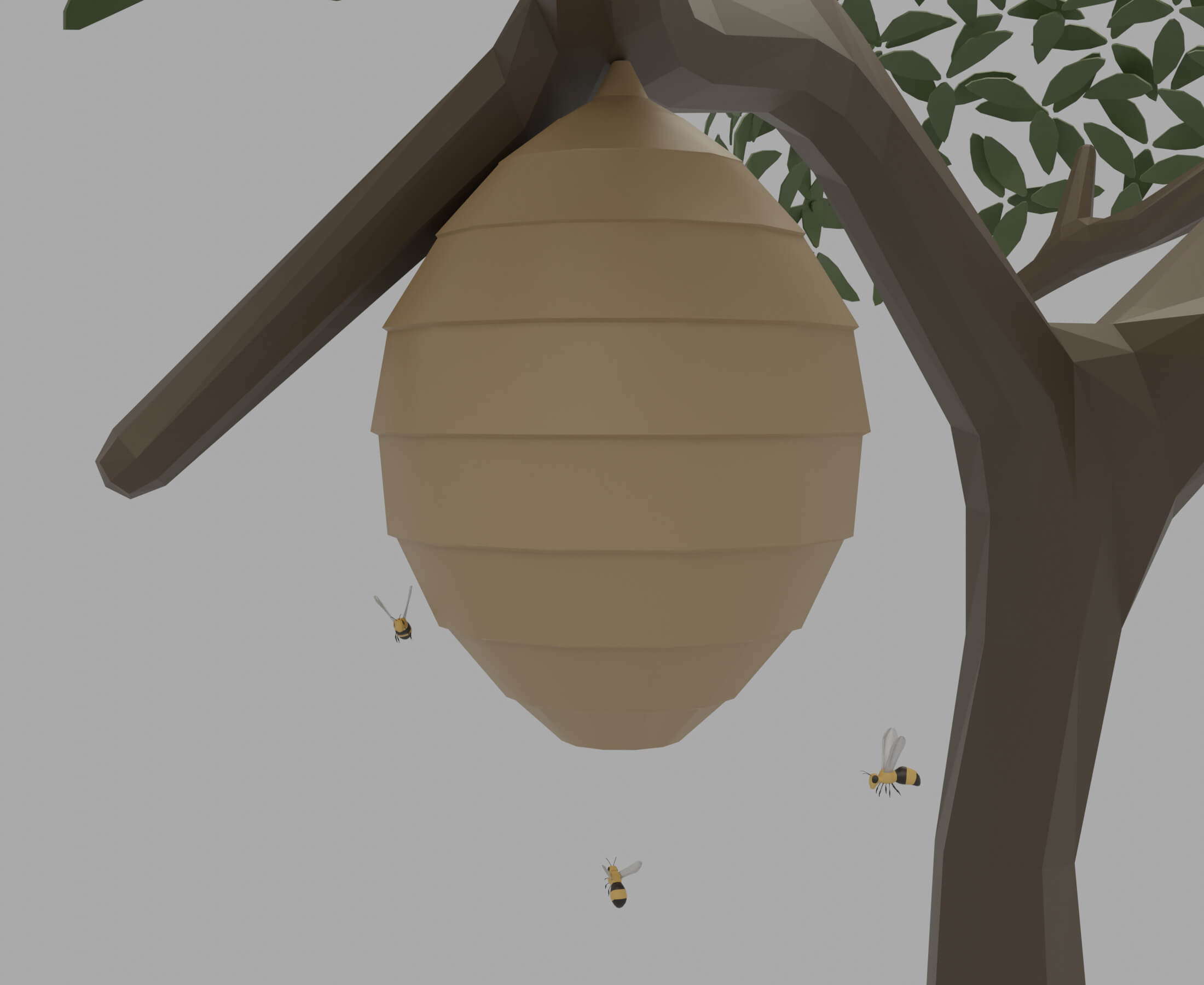 Beehive - Beekeeping 3D Model by ApprenticeRaccoon