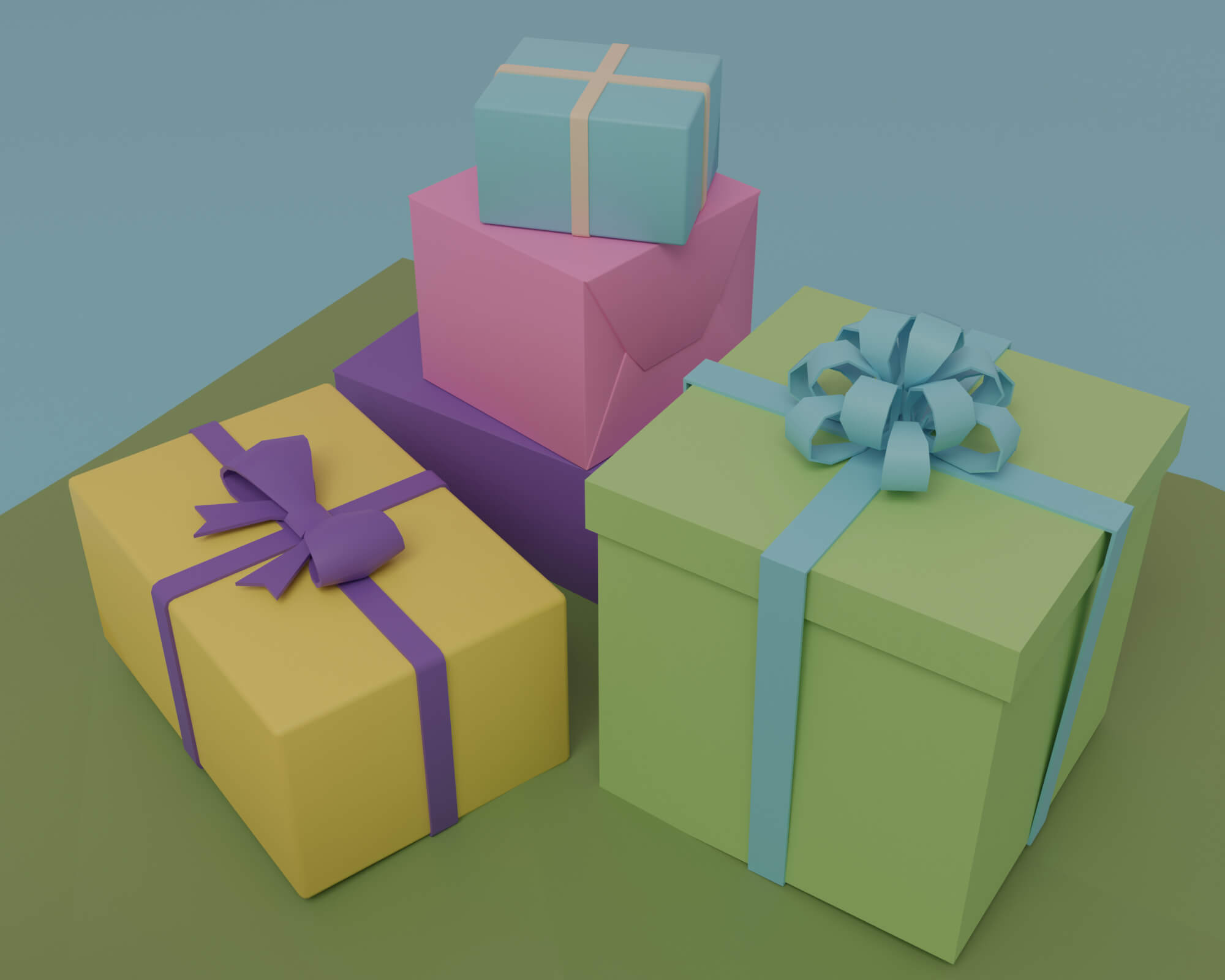 Birthday Party - 3D Model by ApprenticeRaccoon