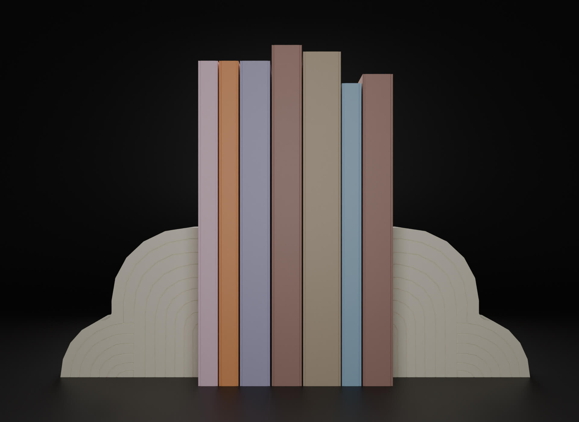 Book and Bookend - 3D Model by ApprenticeRaccoon