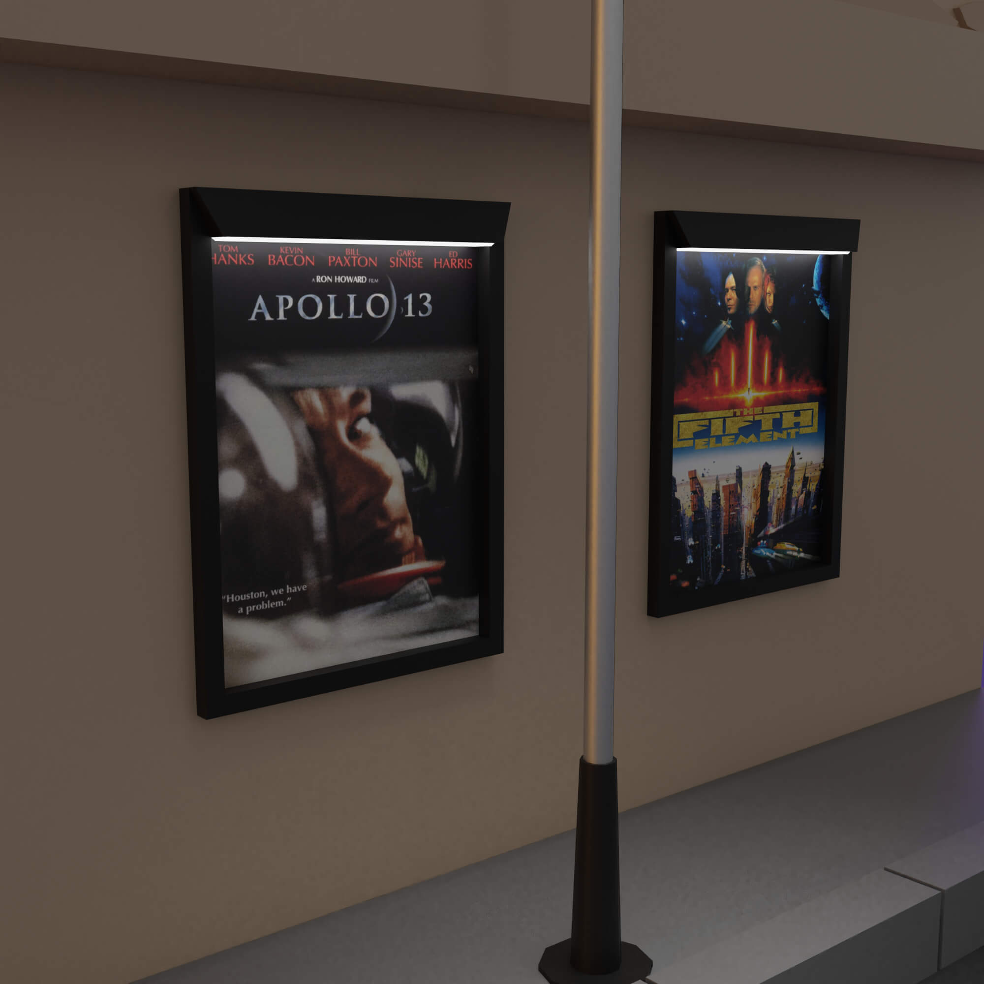 Cinema - Movie Theater Building 3D Model by ApprenticeRaccoon