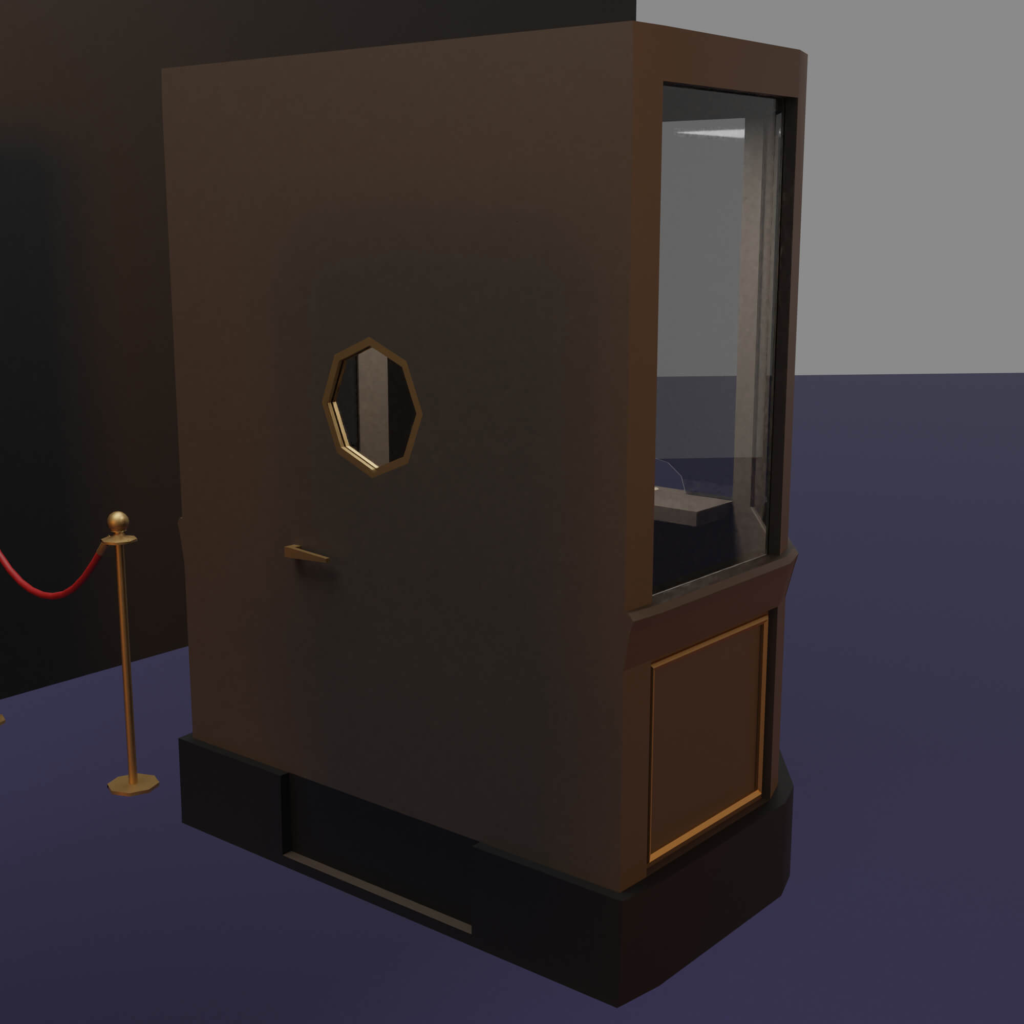 Cinema - Movie Theater Building 3D Model by ApprenticeRaccoon