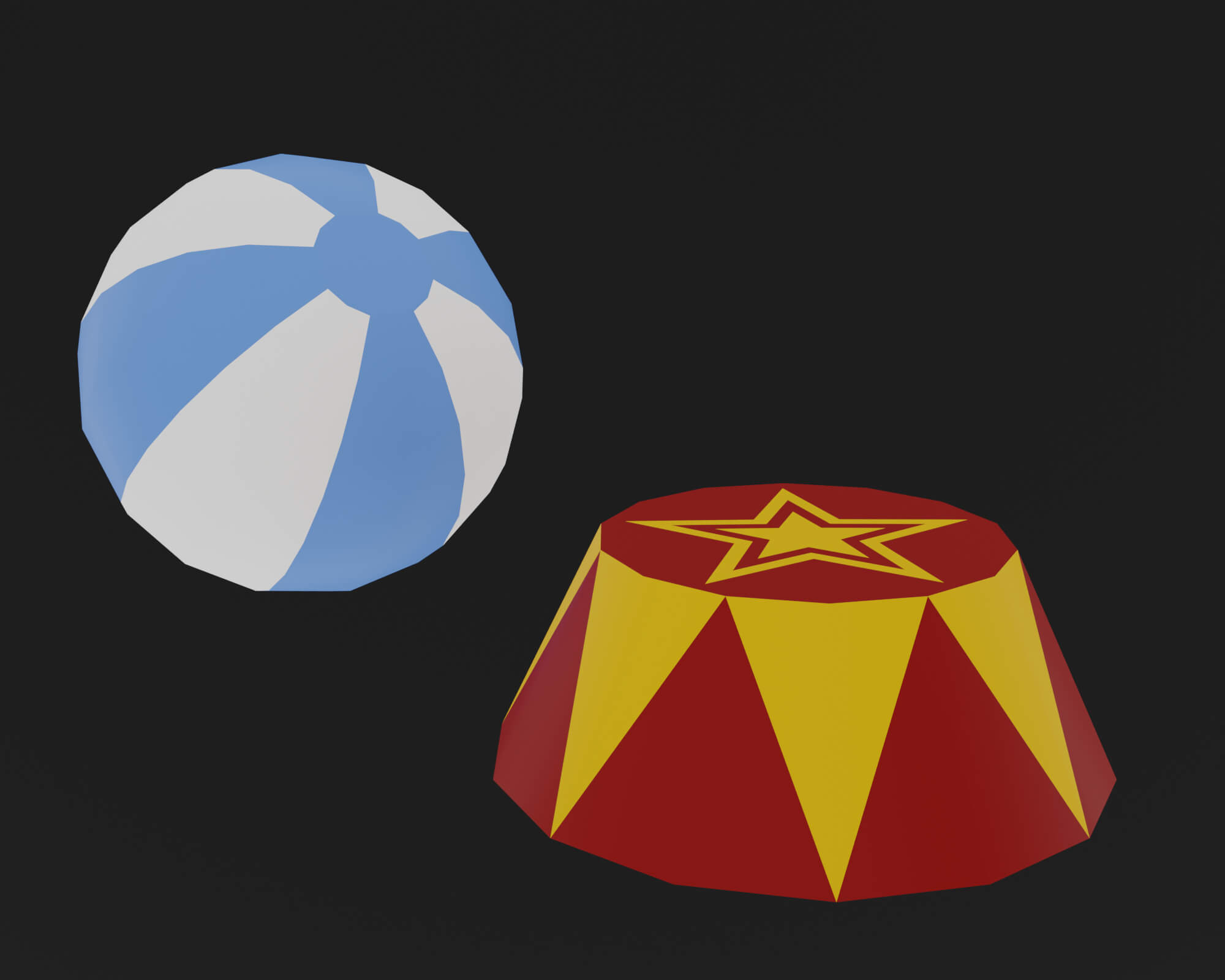 Circus - Exterior & Interior 3D Model by ApprenticeRaccoon