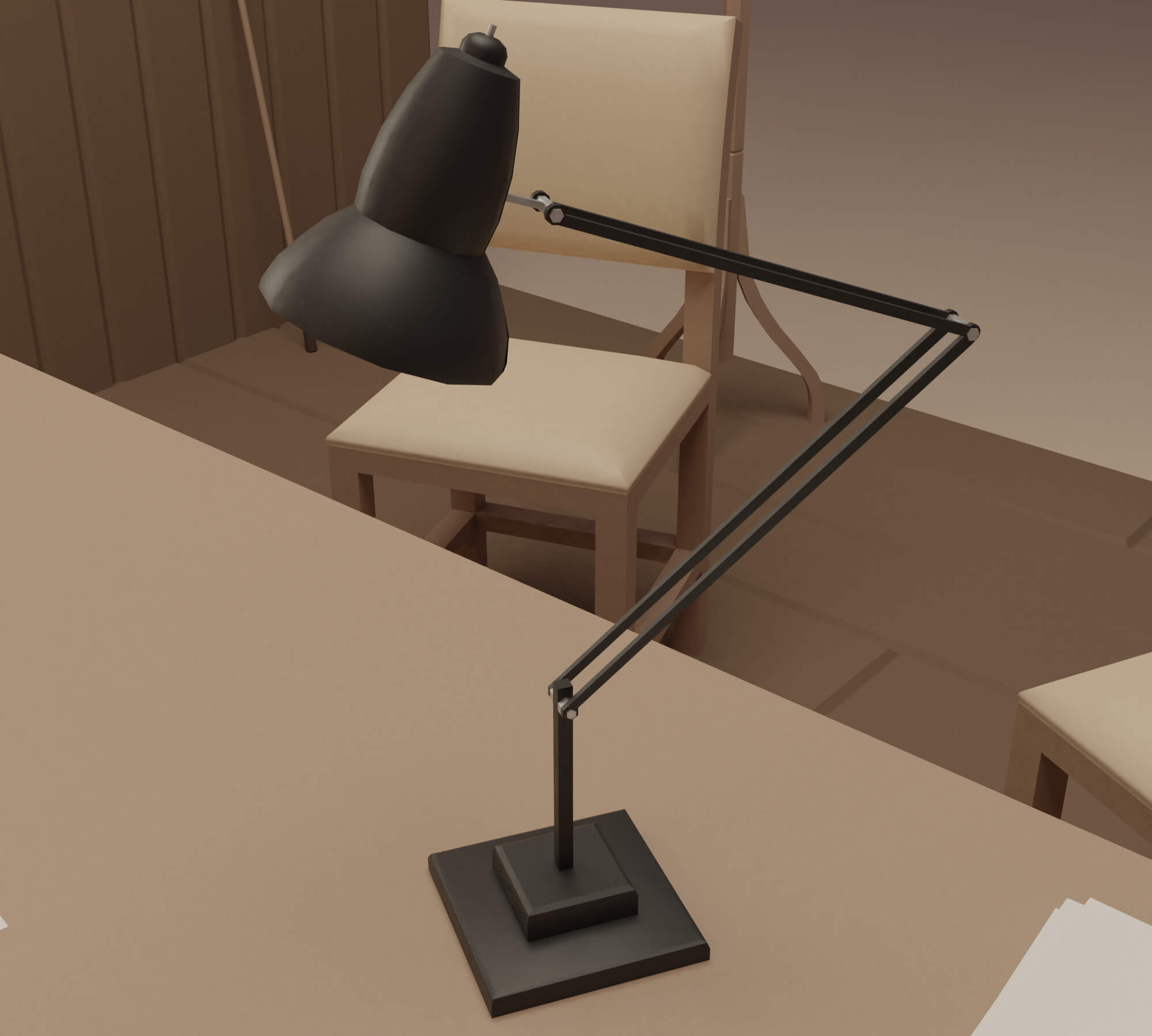 Detective Office - 3D Model by ApprenticeRaccoon