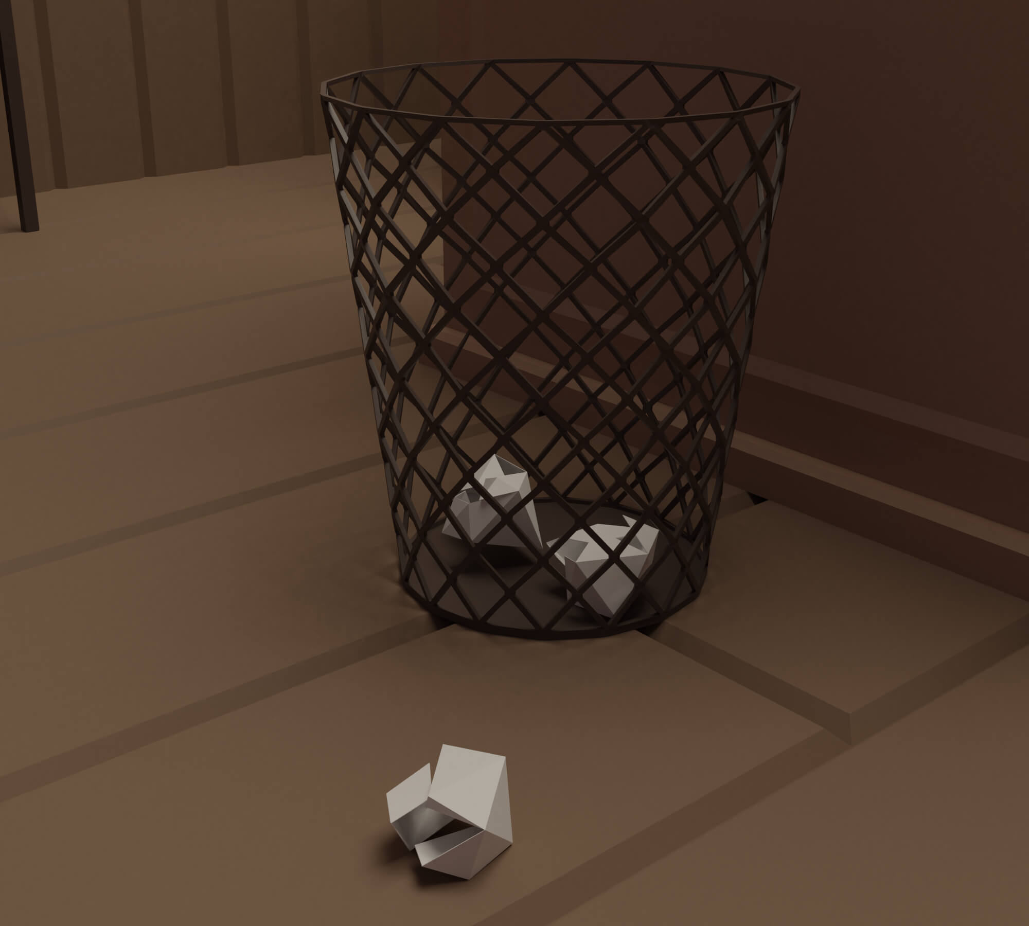 Detective Office - 3D Model by ApprenticeRaccoon