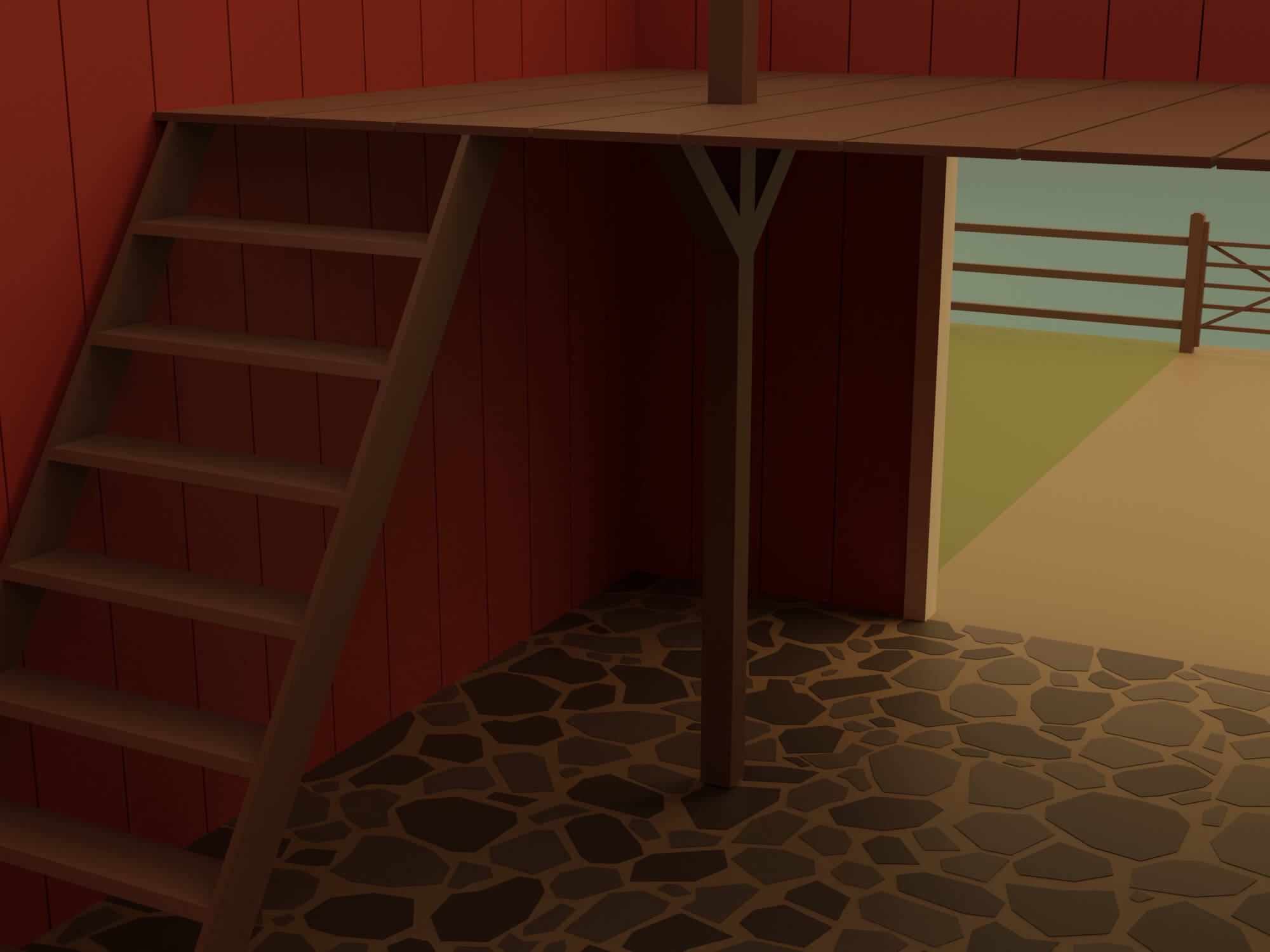 Farm - Cornfields 3D Model by ApprenticeRaccoon