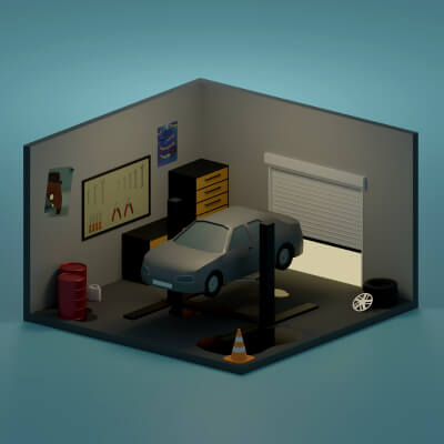 ApprenticeRaccoon | 3D Models | Garages