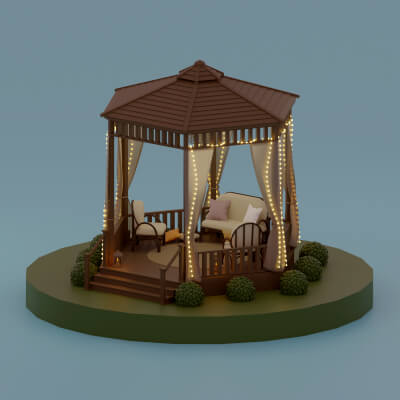 3D Models | Structures | Gazebos | RenderHub