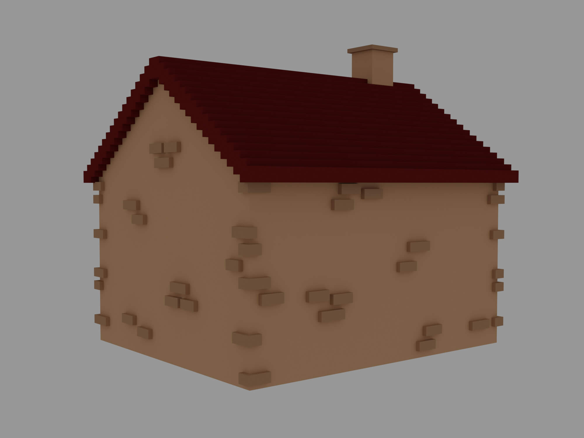 Lighthouse - Voxel 3D Model by ApprenticeRaccoon