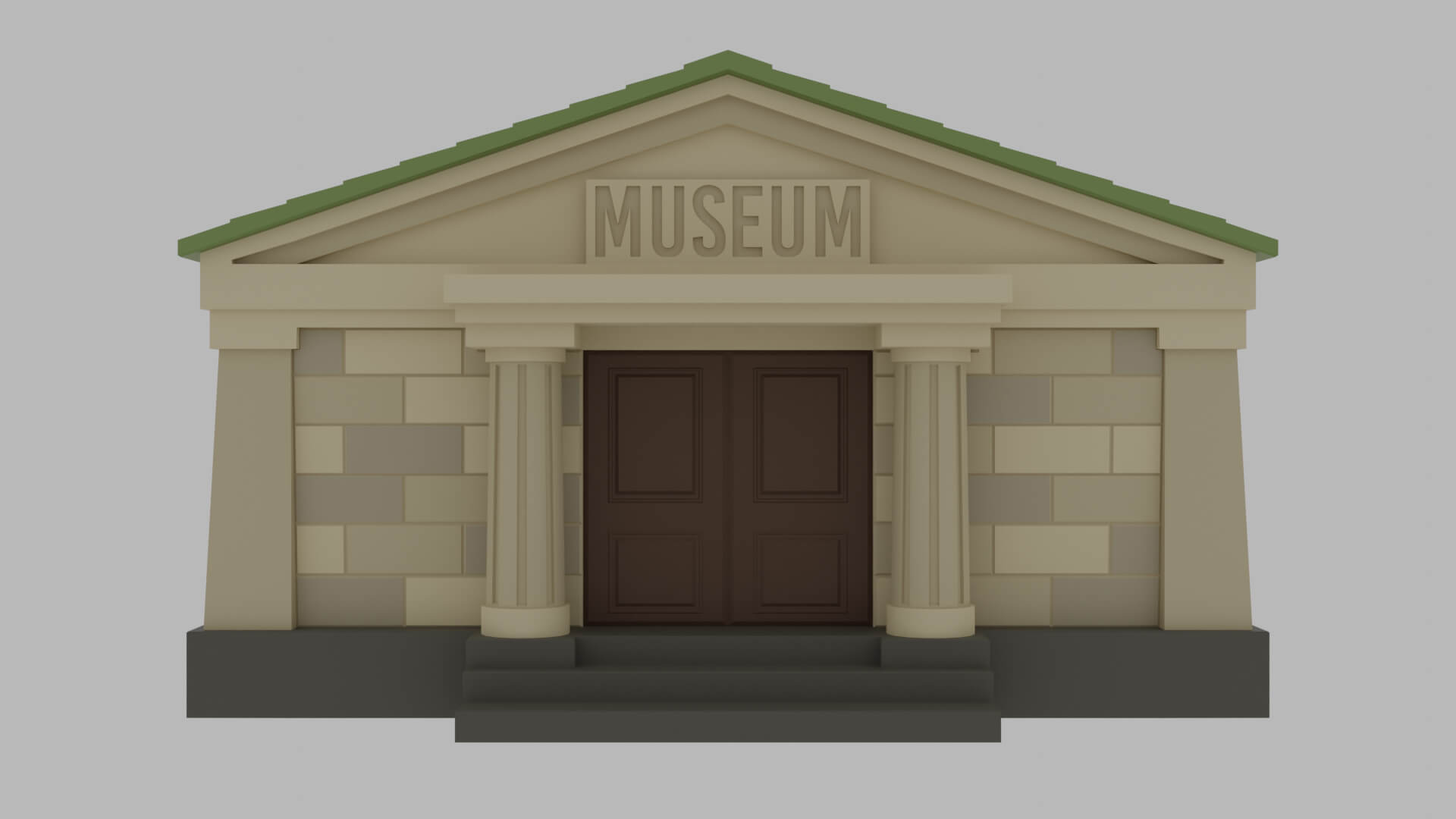 Museum - Building 3D Model by ApprenticeRaccoon