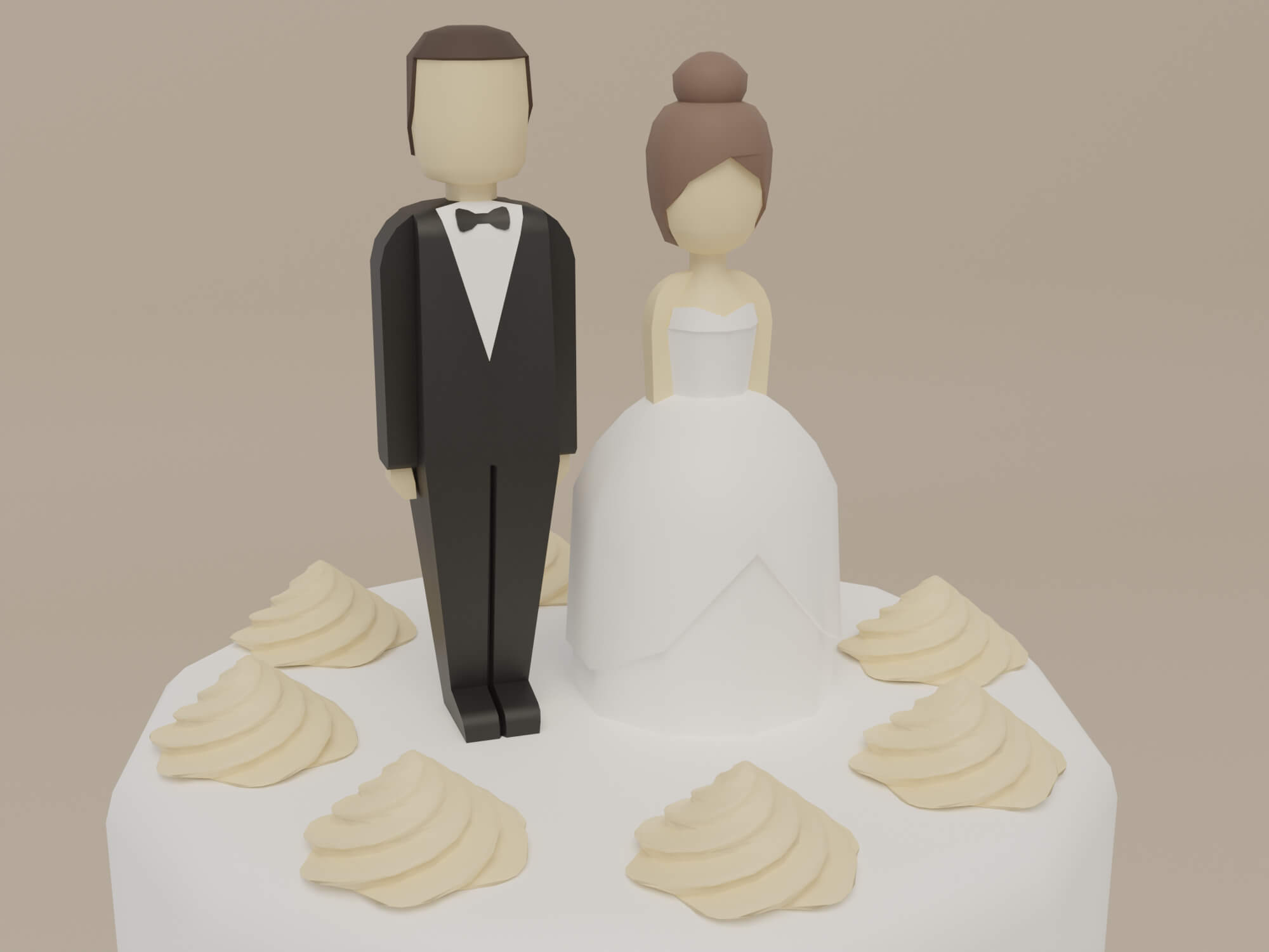 Outdoor Wedding - 3D Model by ApprenticeRaccoon