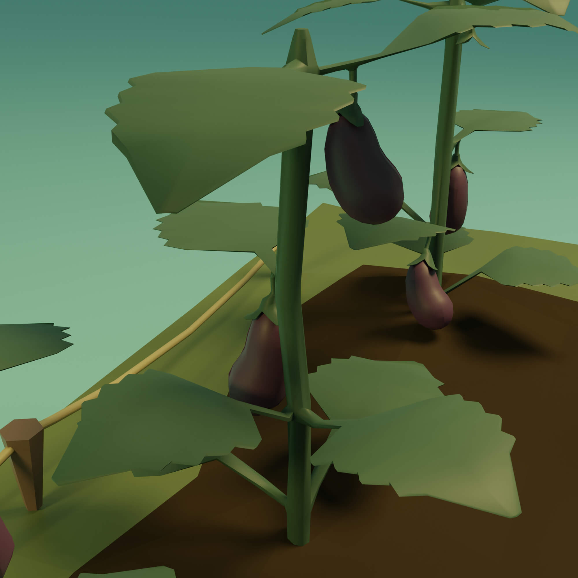 Vegetable Garden - 3D Model by ApprenticeRaccoon