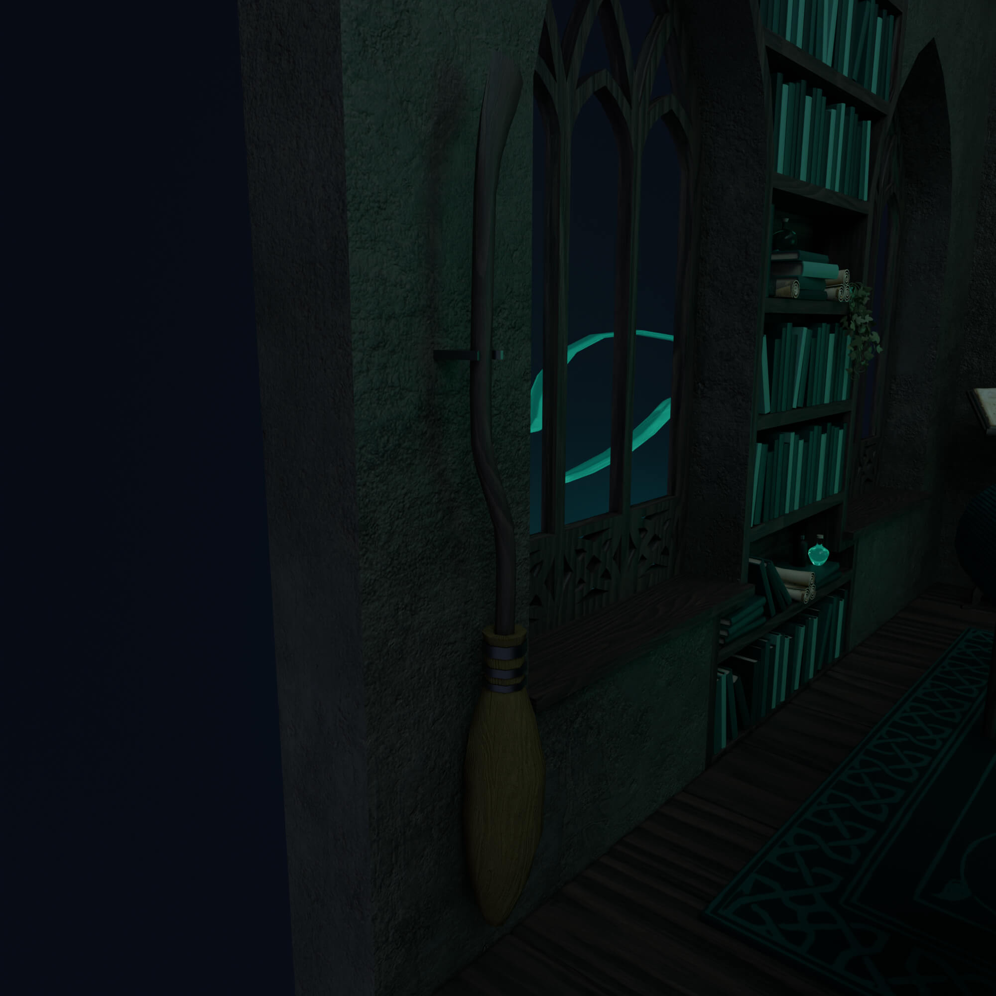 Wizard Living-Room 3D Model by ApprenticeRaccoon