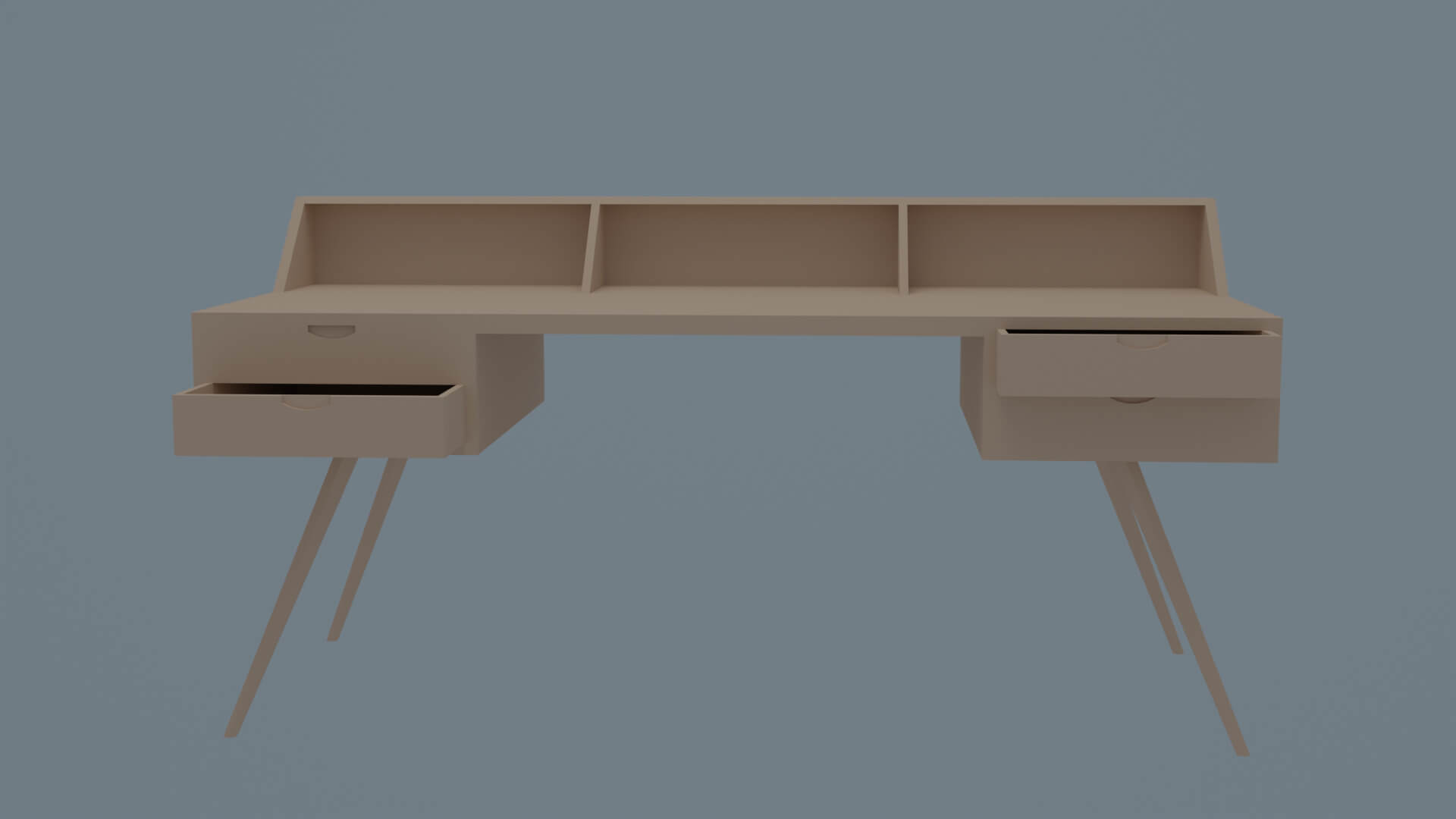 Workspace - office 3D Model by ApprenticeRaccoon