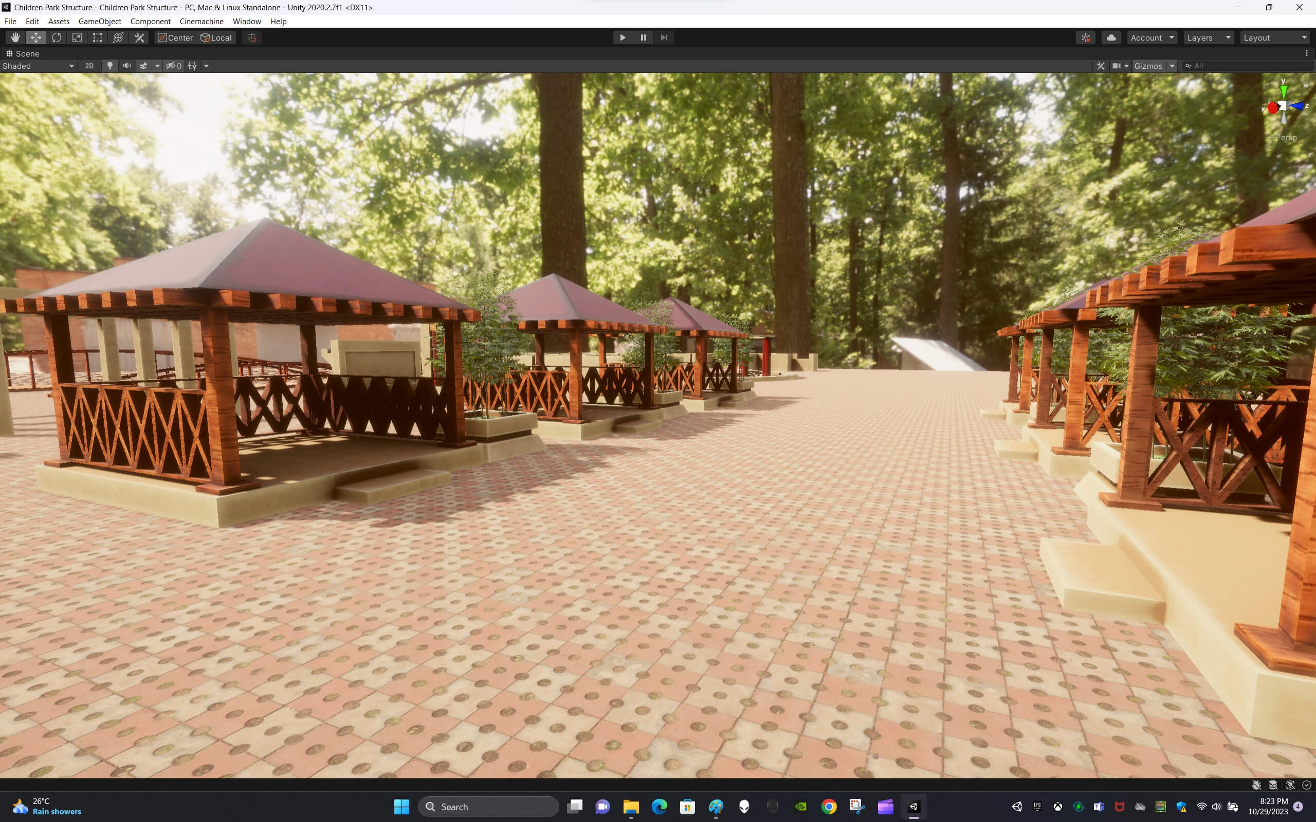 Children Park Structure - 3D Model by ApuArt