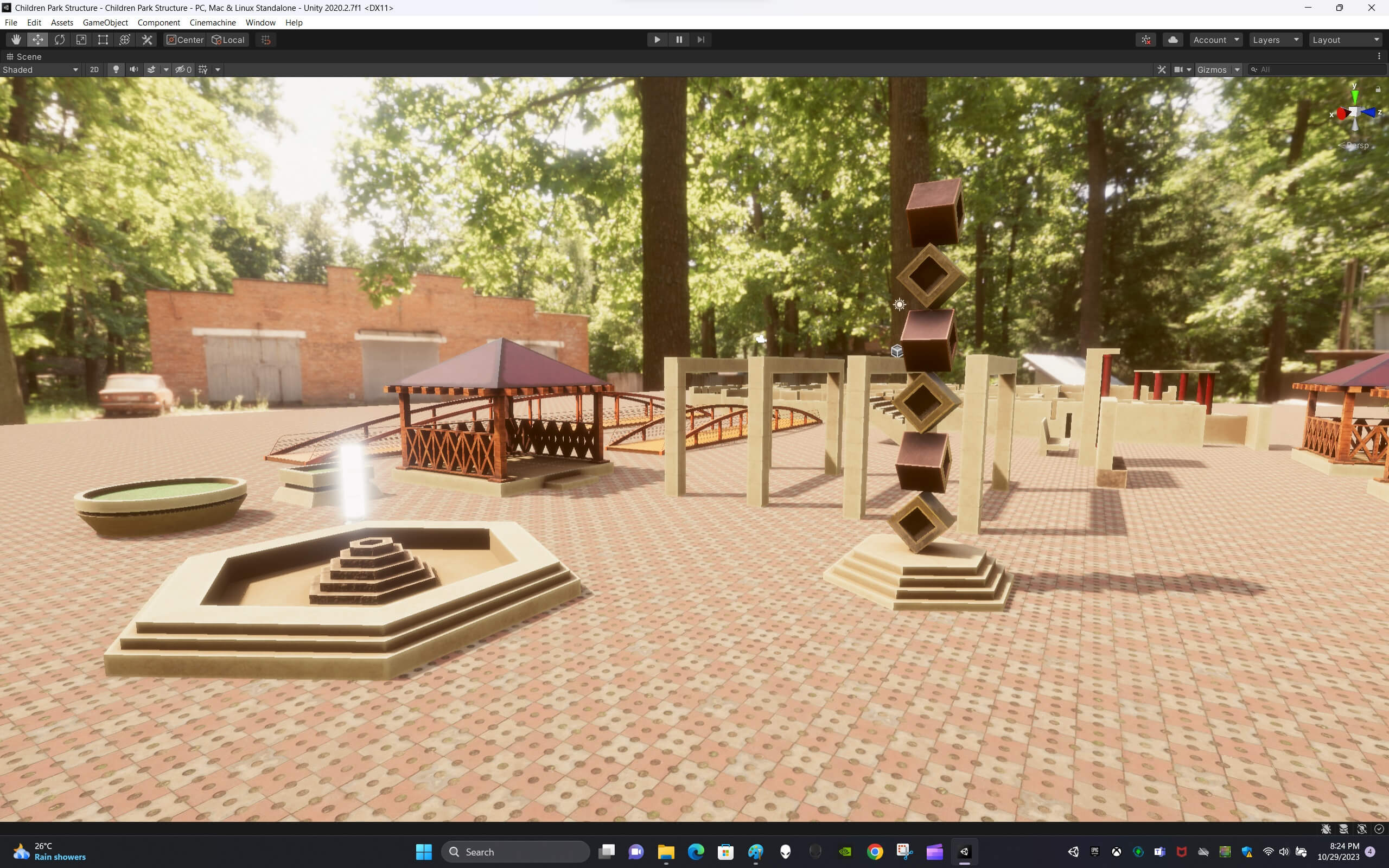 Children Park Structure - 3D Model by ApuArt
