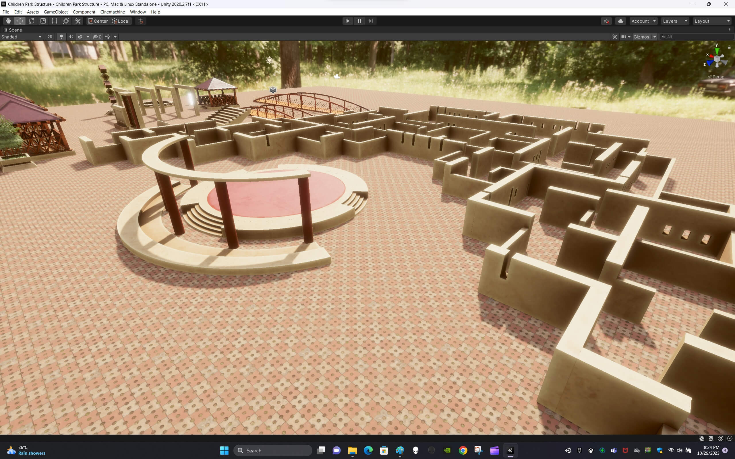 Children Park Structure - 3D Model by ApuArt
