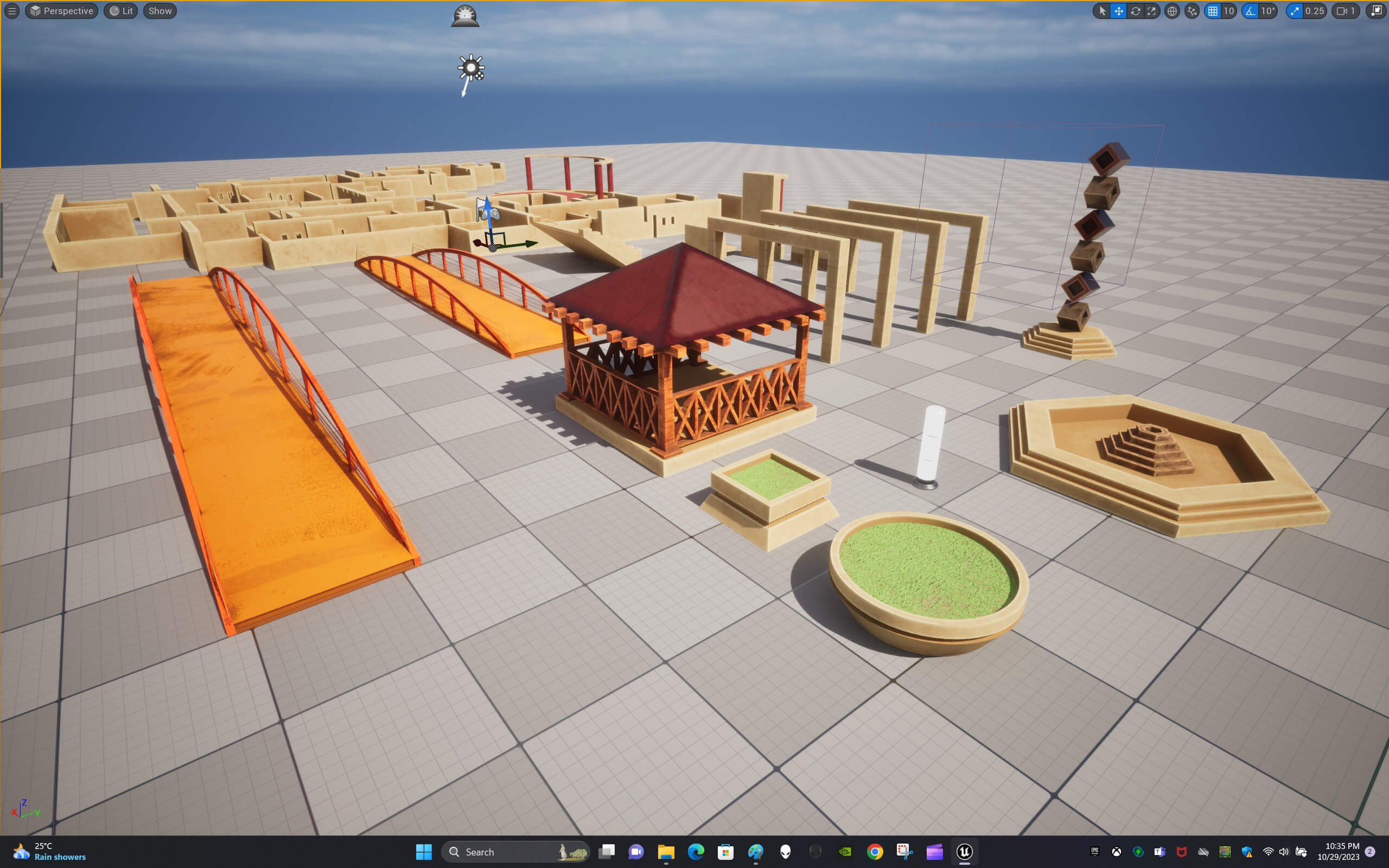 Children Park Structure - 3D Model by ApuArt