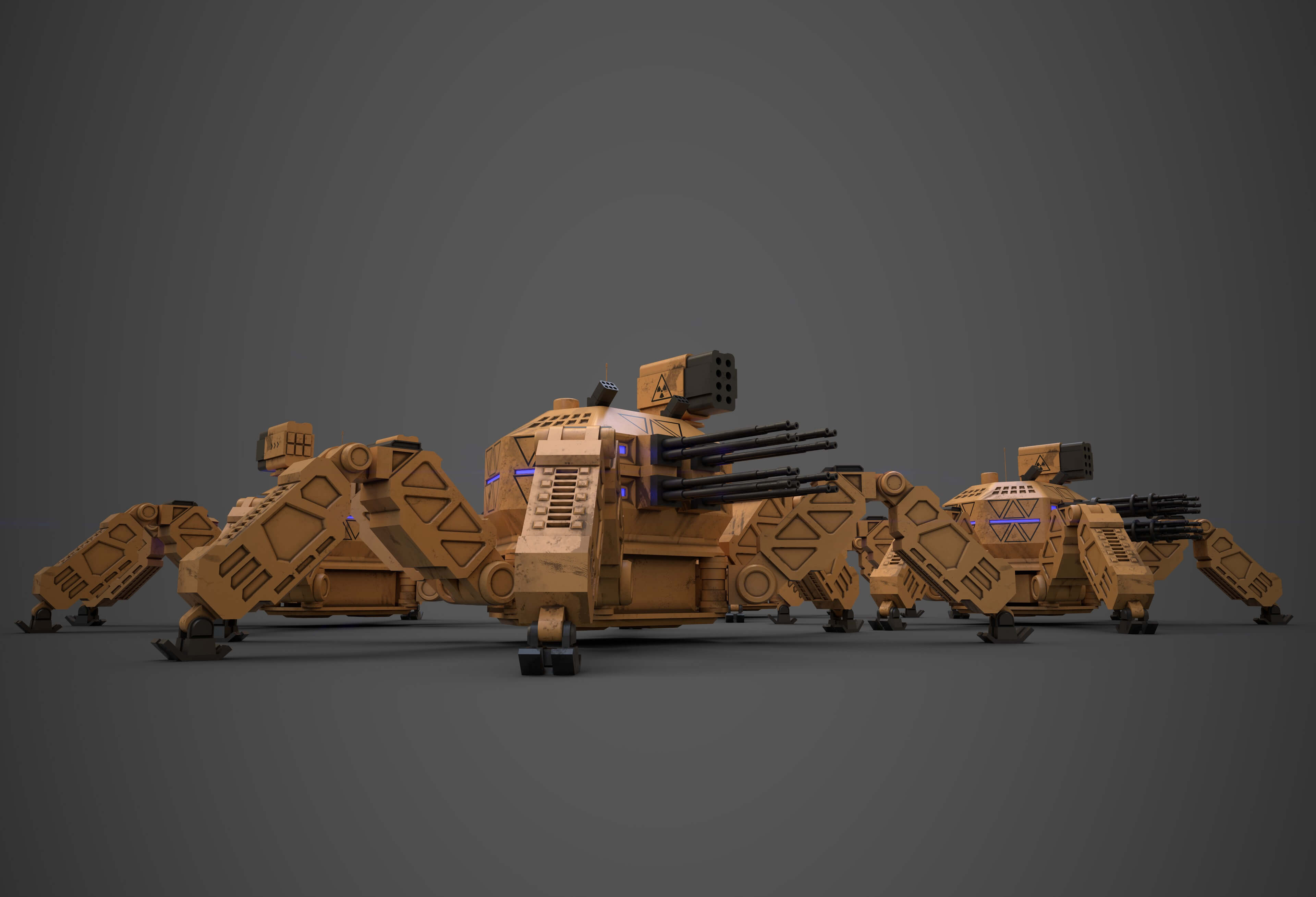 Crab Tank Modular - 3D Model by ApuArt