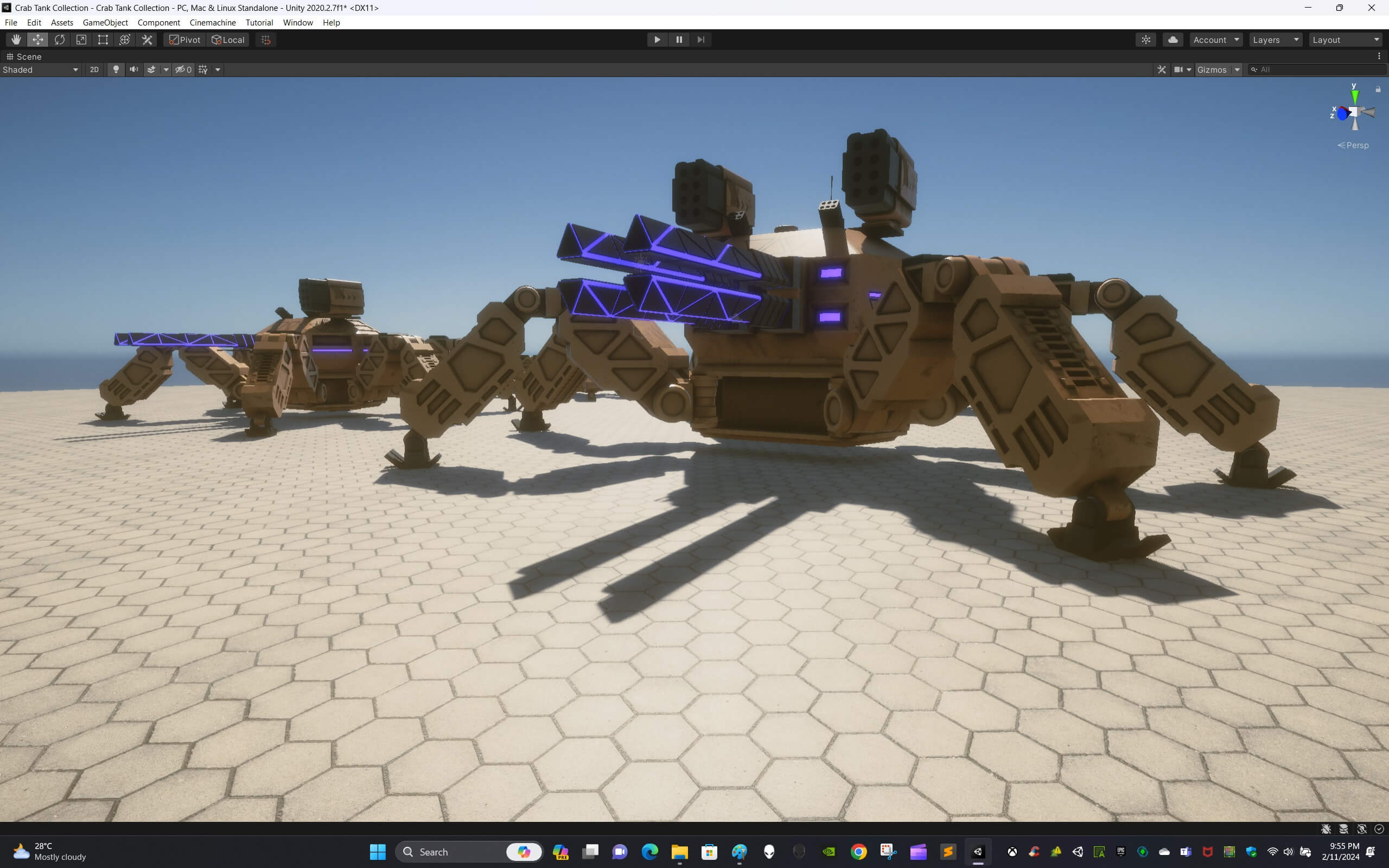 Crab Tank Modular - 3D Model by ApuArt