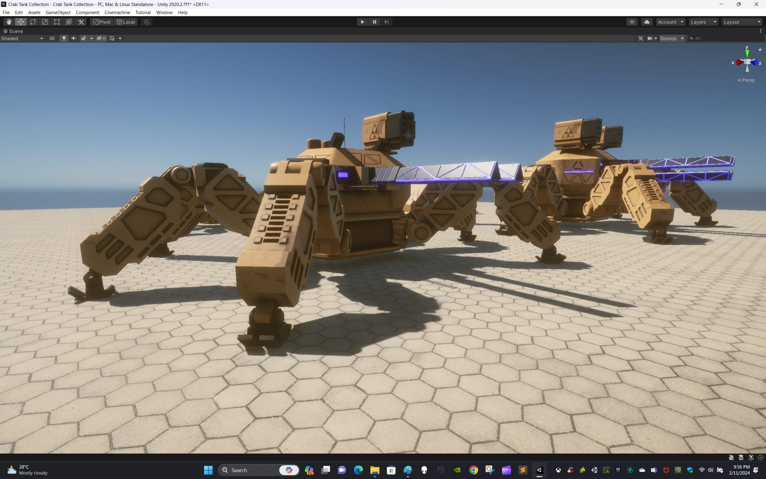 Crab Tank Modular - 3D Model by ApuArt