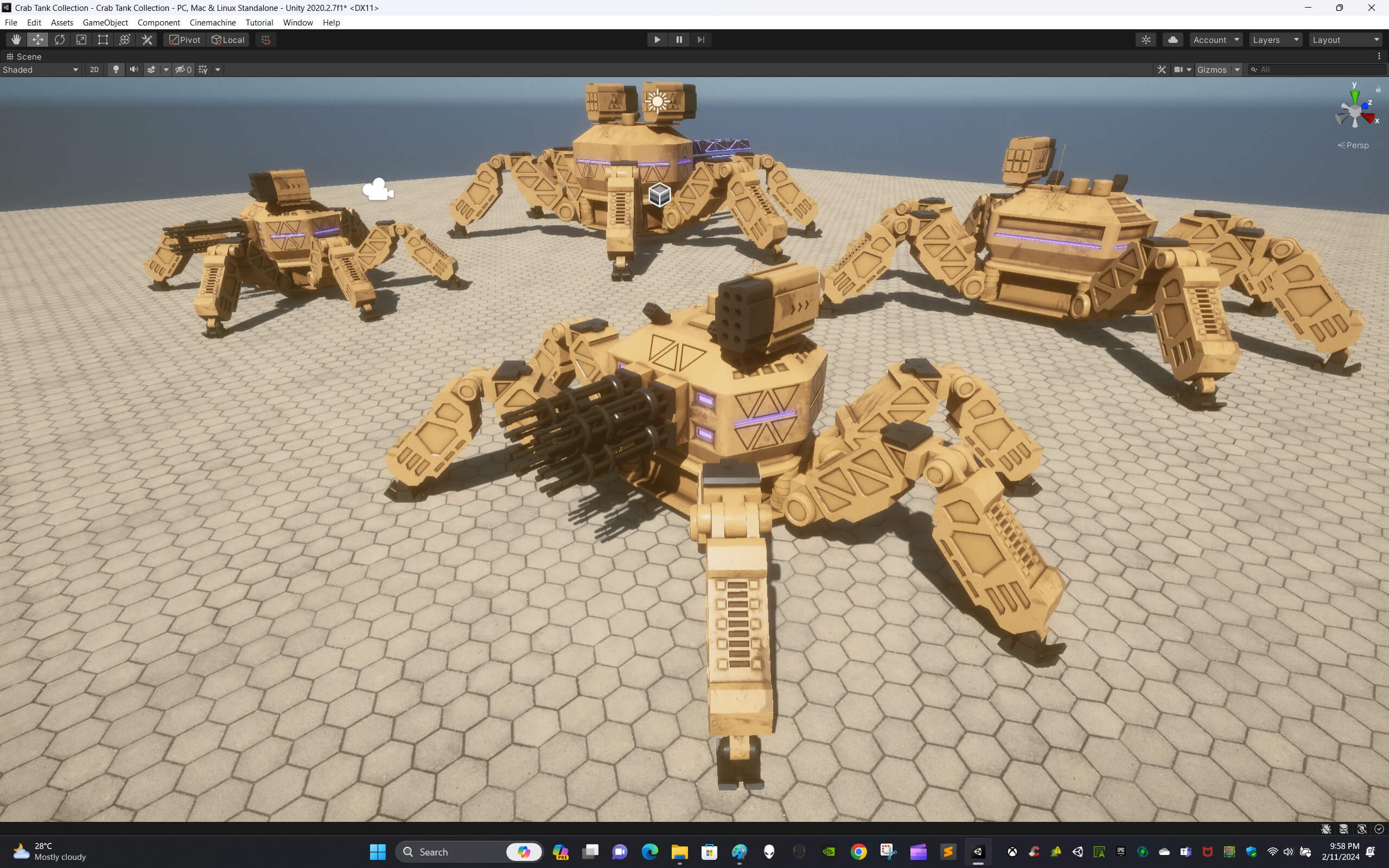 Crab Tank Modular - 3D Model by ApuArt