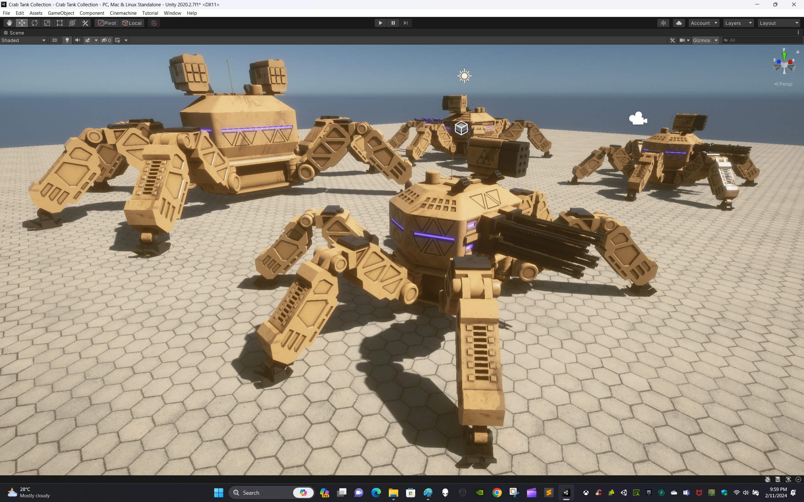 Crab Tank Modular - 3D Model by ApuArt